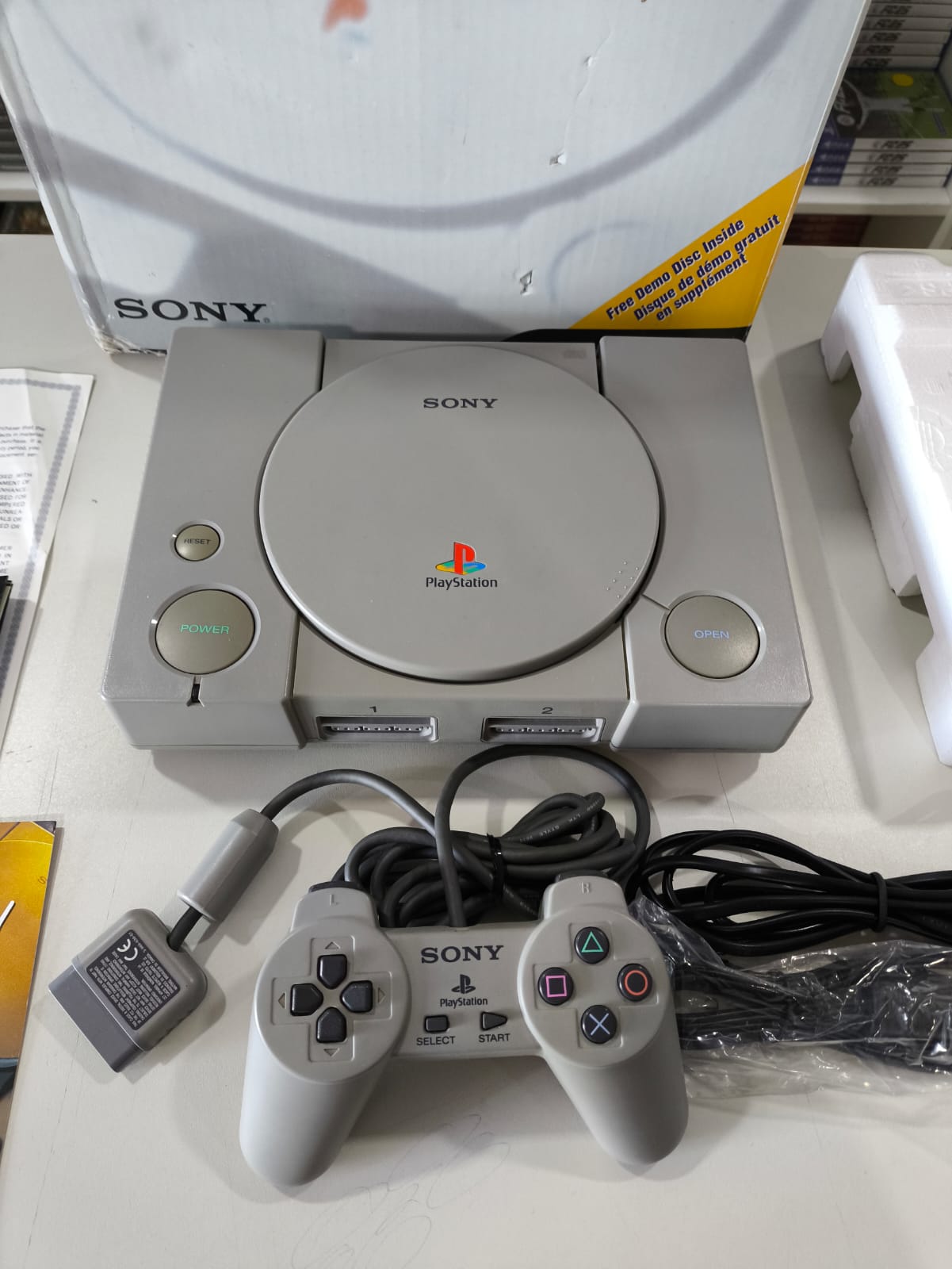 Console Playstation 1 Americano Travado SCPH-1001 - PS1 Fat Serial ...