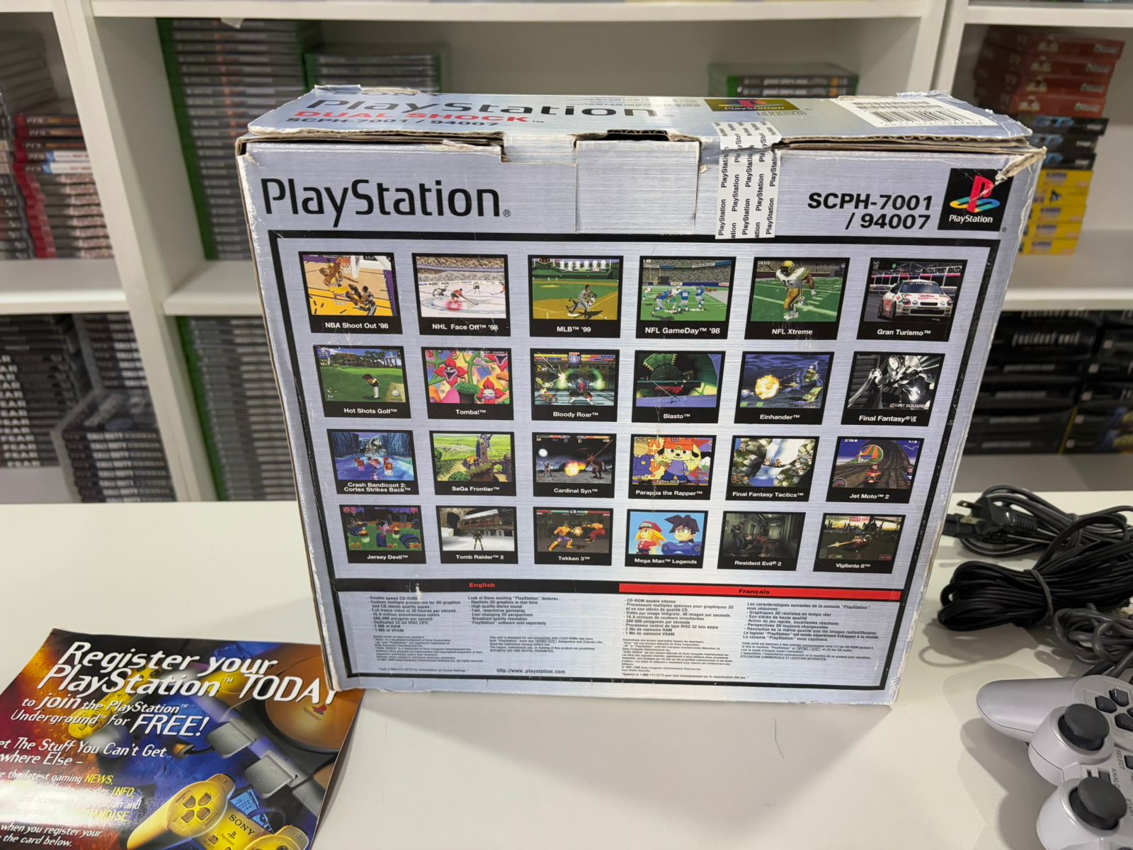 Console Playstation 1 Fat Americano Travado SCPH-7001 PS1 FAT - www ...