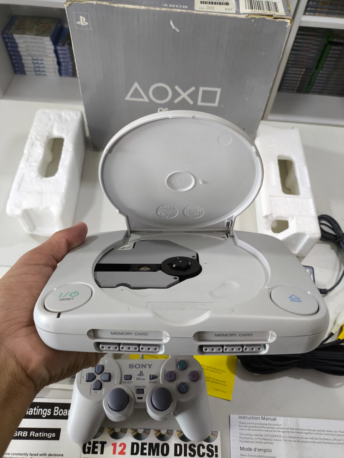 Console Playstation One Slim - PS One Baby Americano SCPH-101- PS1 CIB ...