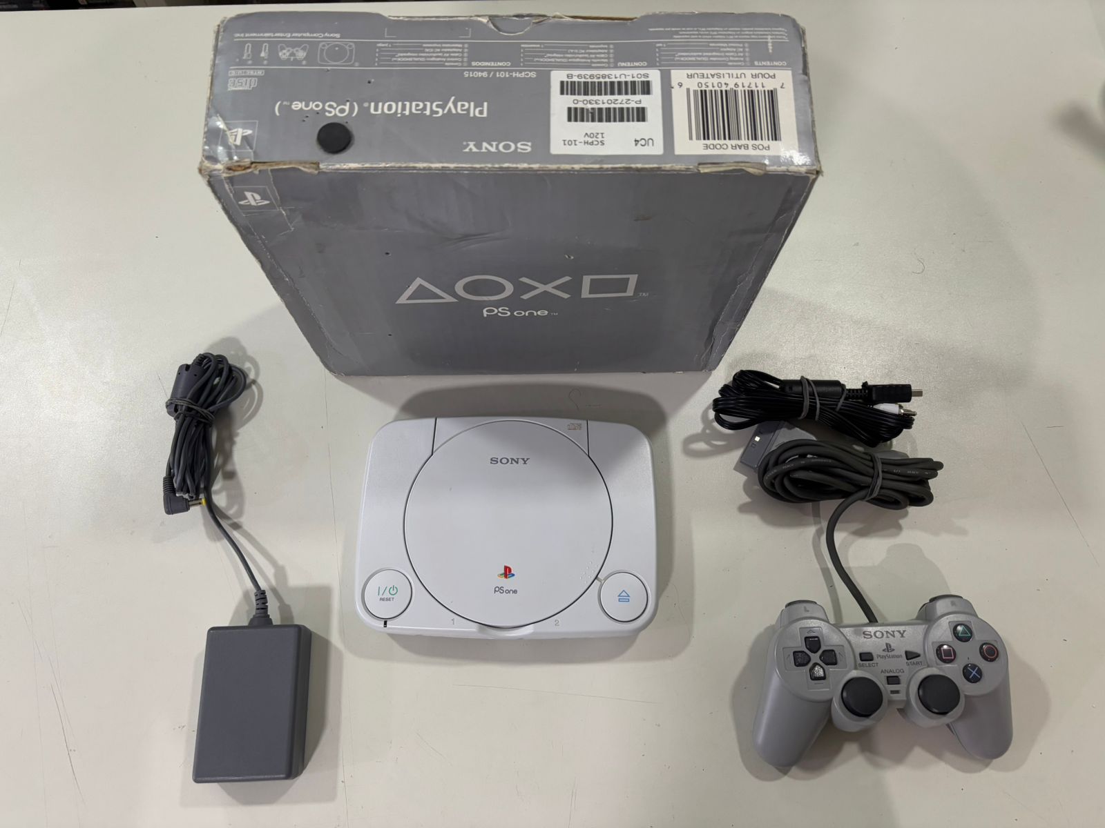 Console Playstation One Slim - PS One Baby Americano SCPH-101- PS1 ...