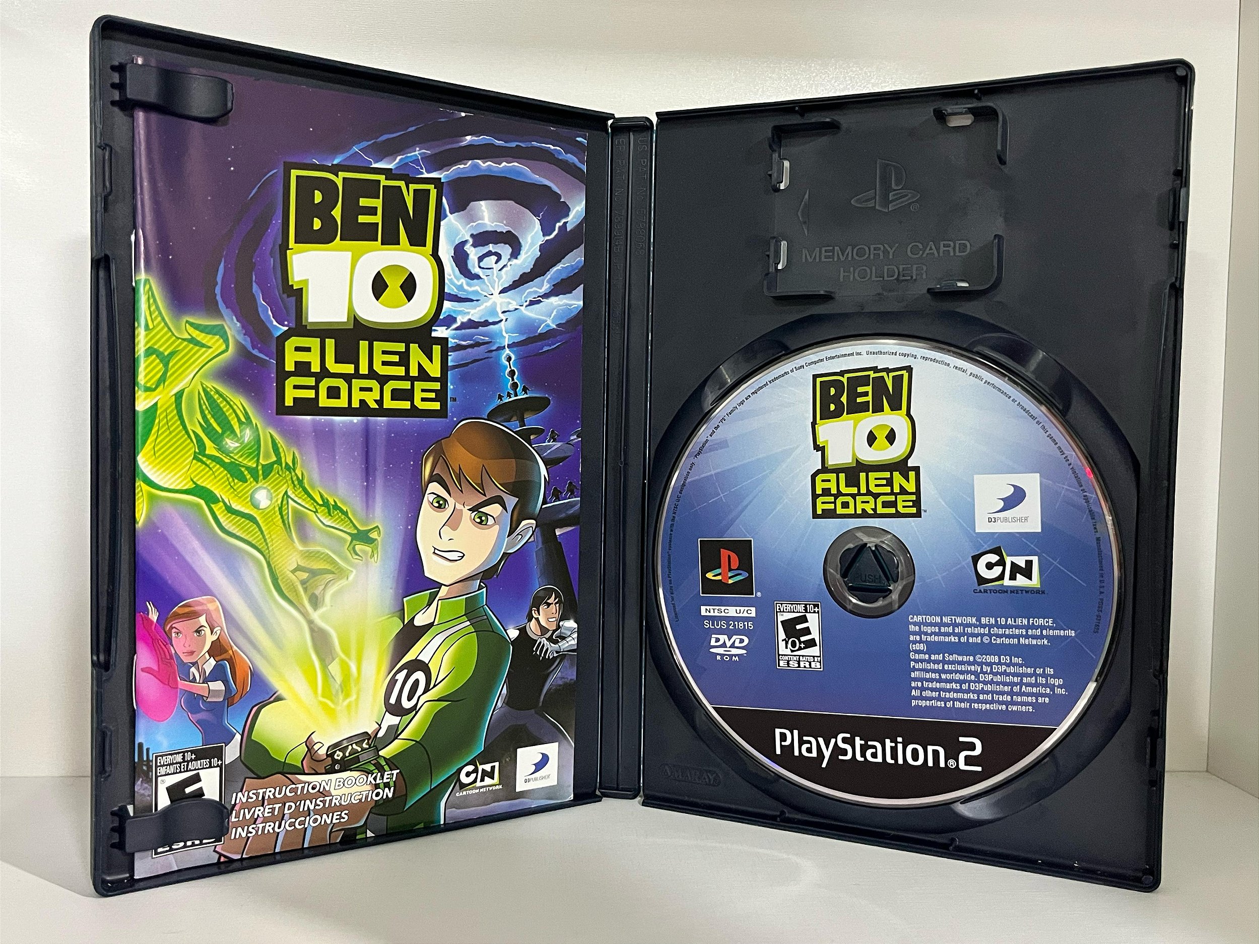 Ben 10 Alien Force PS2 Original Americano (Usado) - www.maicongames.com.br