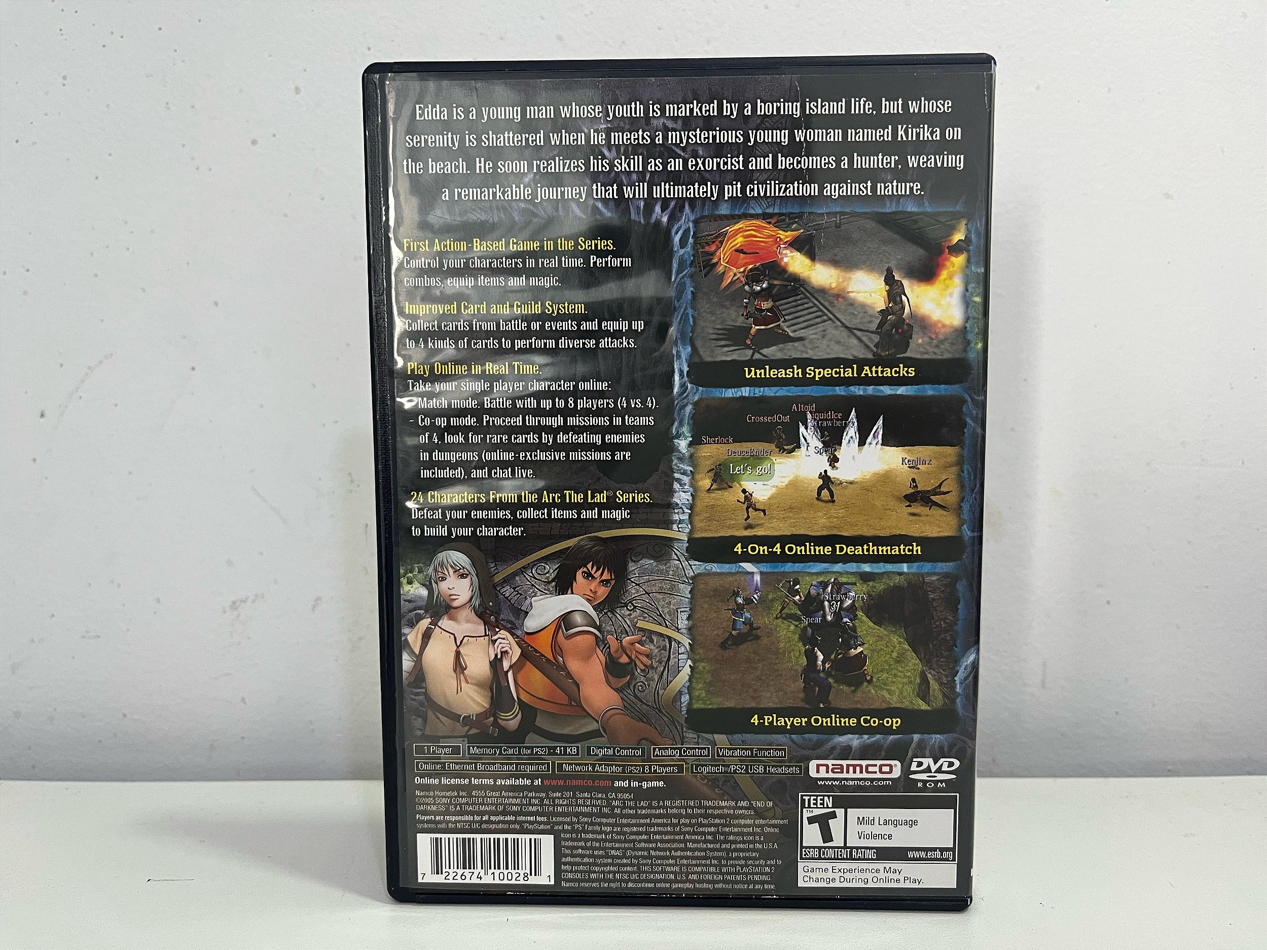 Arc The Lad End of Darkness PS2 Original Americano (Usado) - www.maicongames.com.br