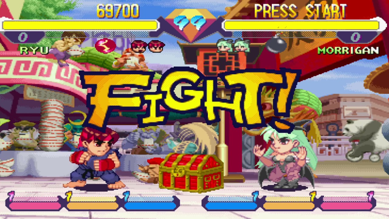 Pocket Fighter PS1 Original Americano Lacrado - www.maicongames.com.br