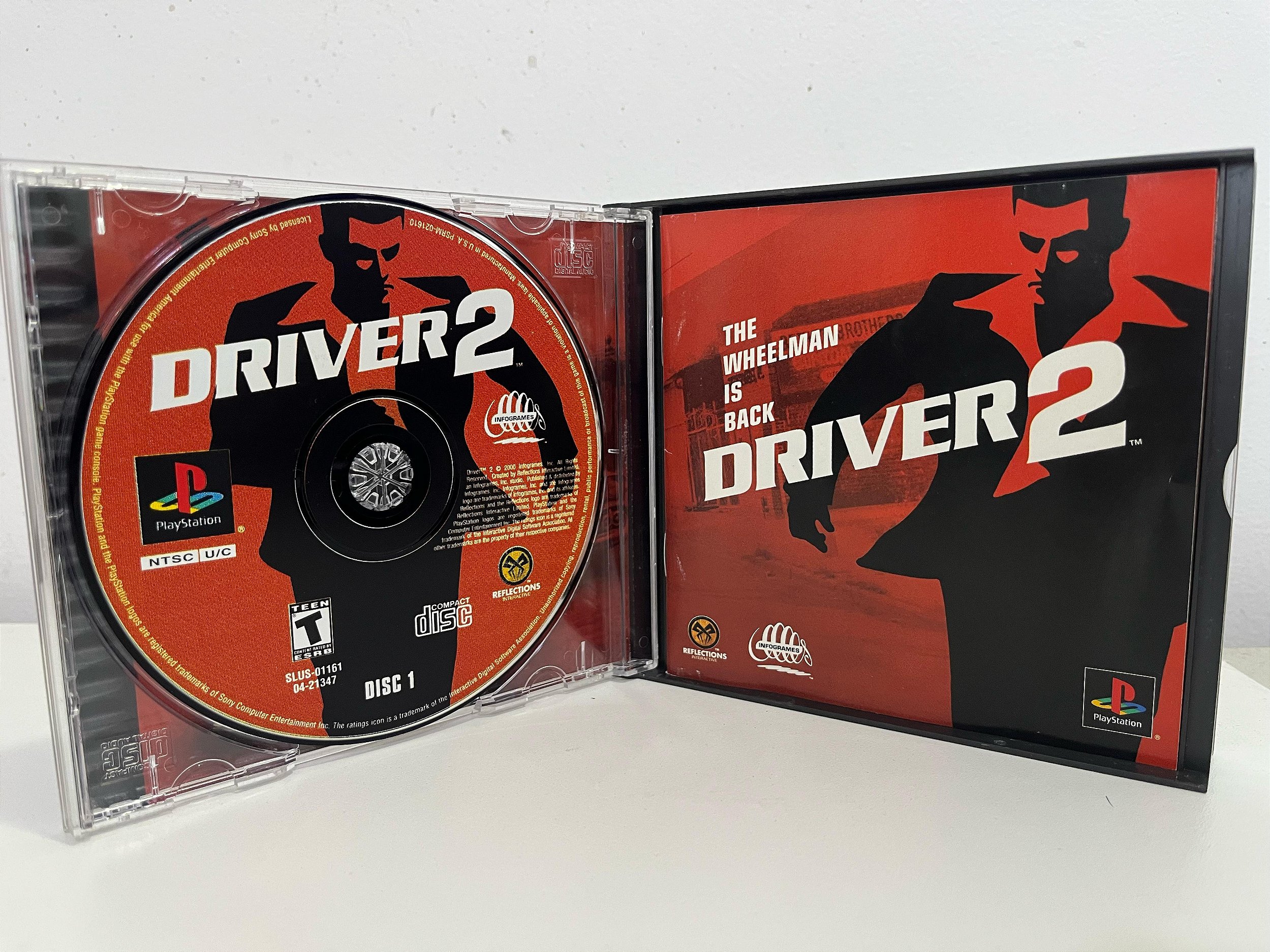 Driver 2 PS1 Original Americano (Usado) - www.maicongames.com.br