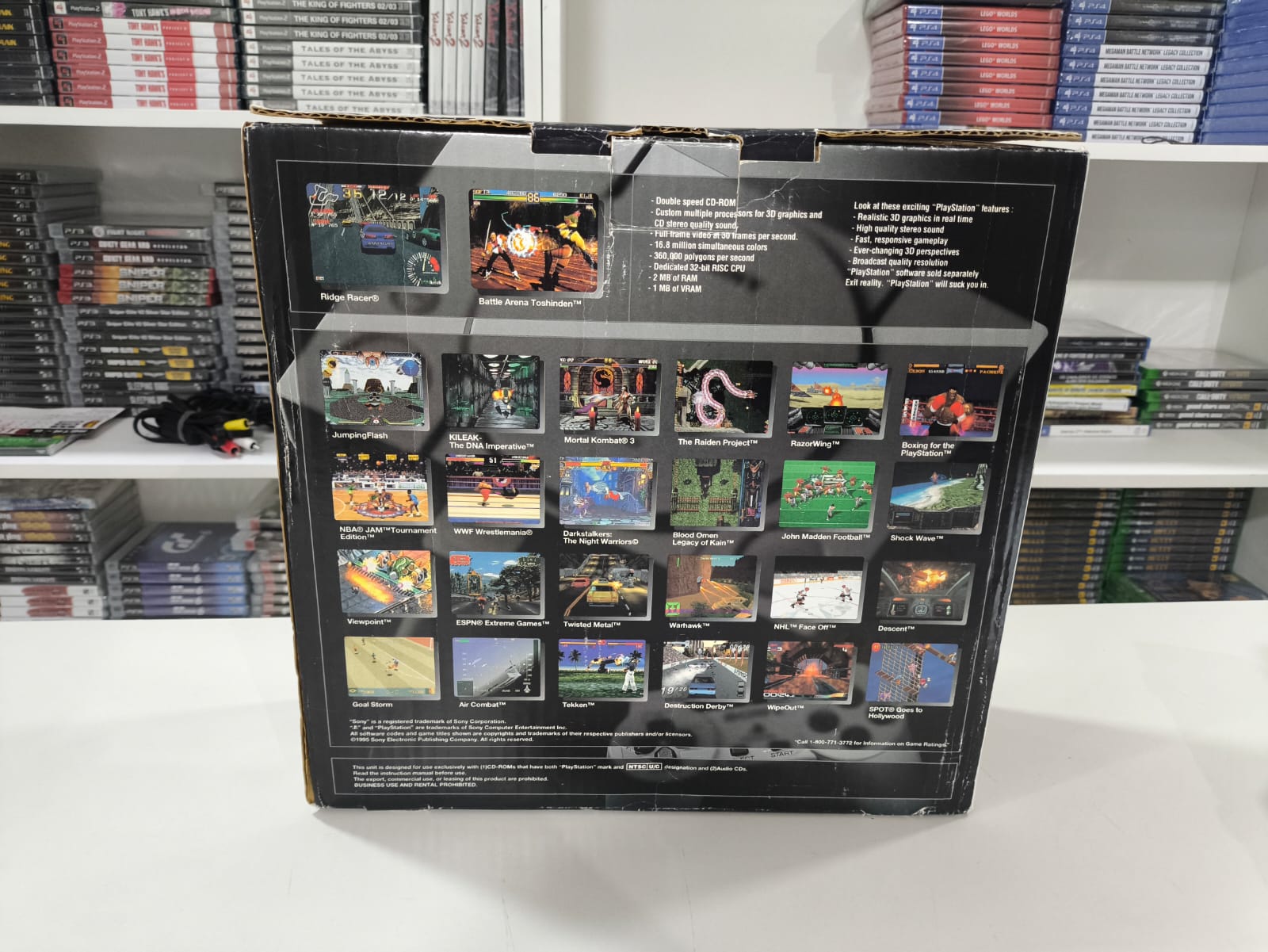 Console Playstation 1 Americano Launch Edition SCPH-1001 - PS1 FAT ...