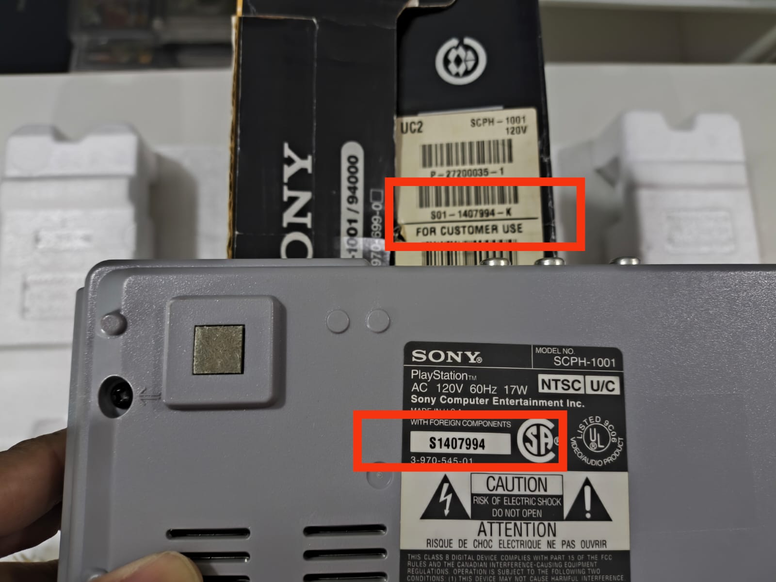 Console Playstation 1 Americano Launch Edition SCPH-1001 - PS1 FAT ...