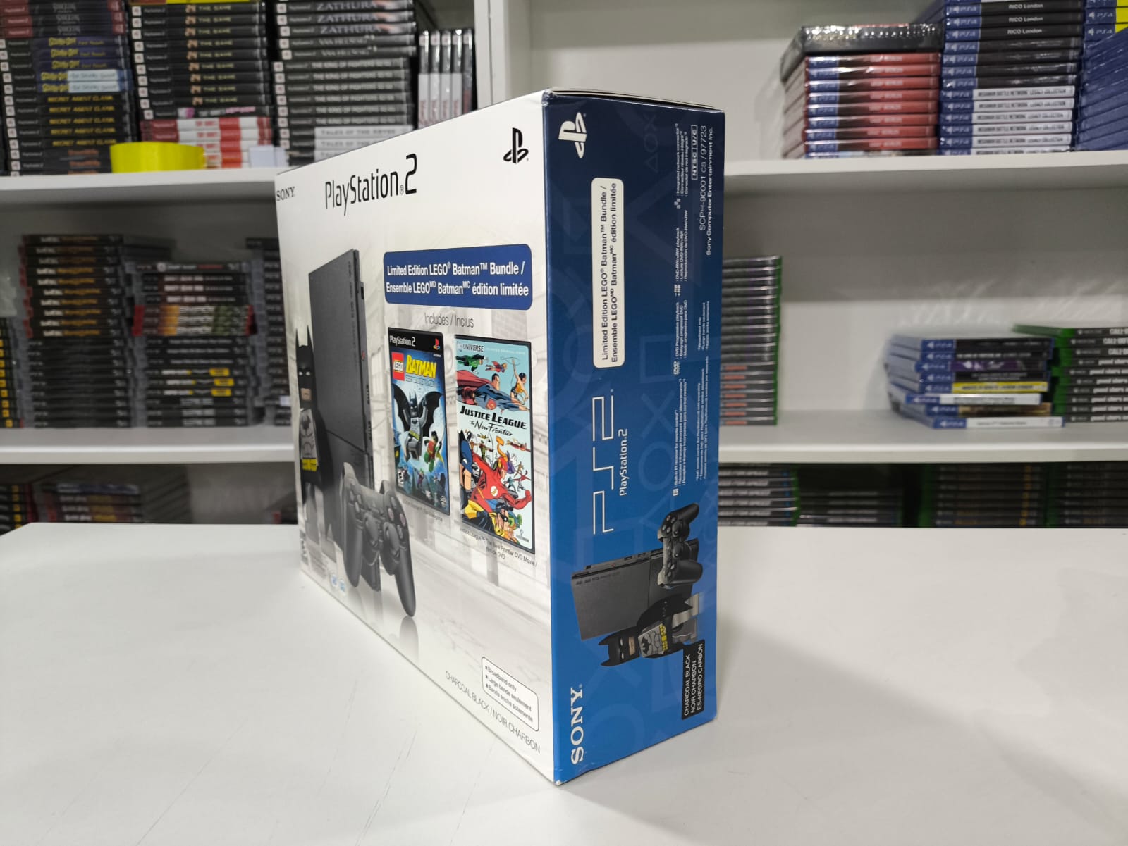 Console Sony Playstation 2 Slim Americano Bundle Lego Batman - PS2 Slim ...