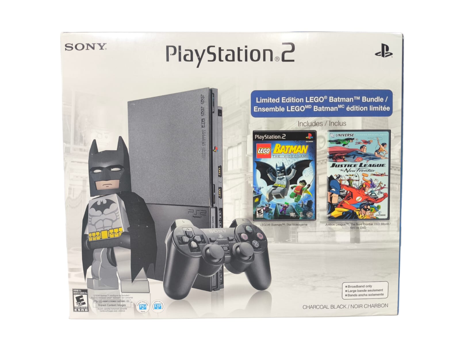 Console Sony Playstation 2 Slim Americano Bundle Lego Batman - PS2 Slim ...