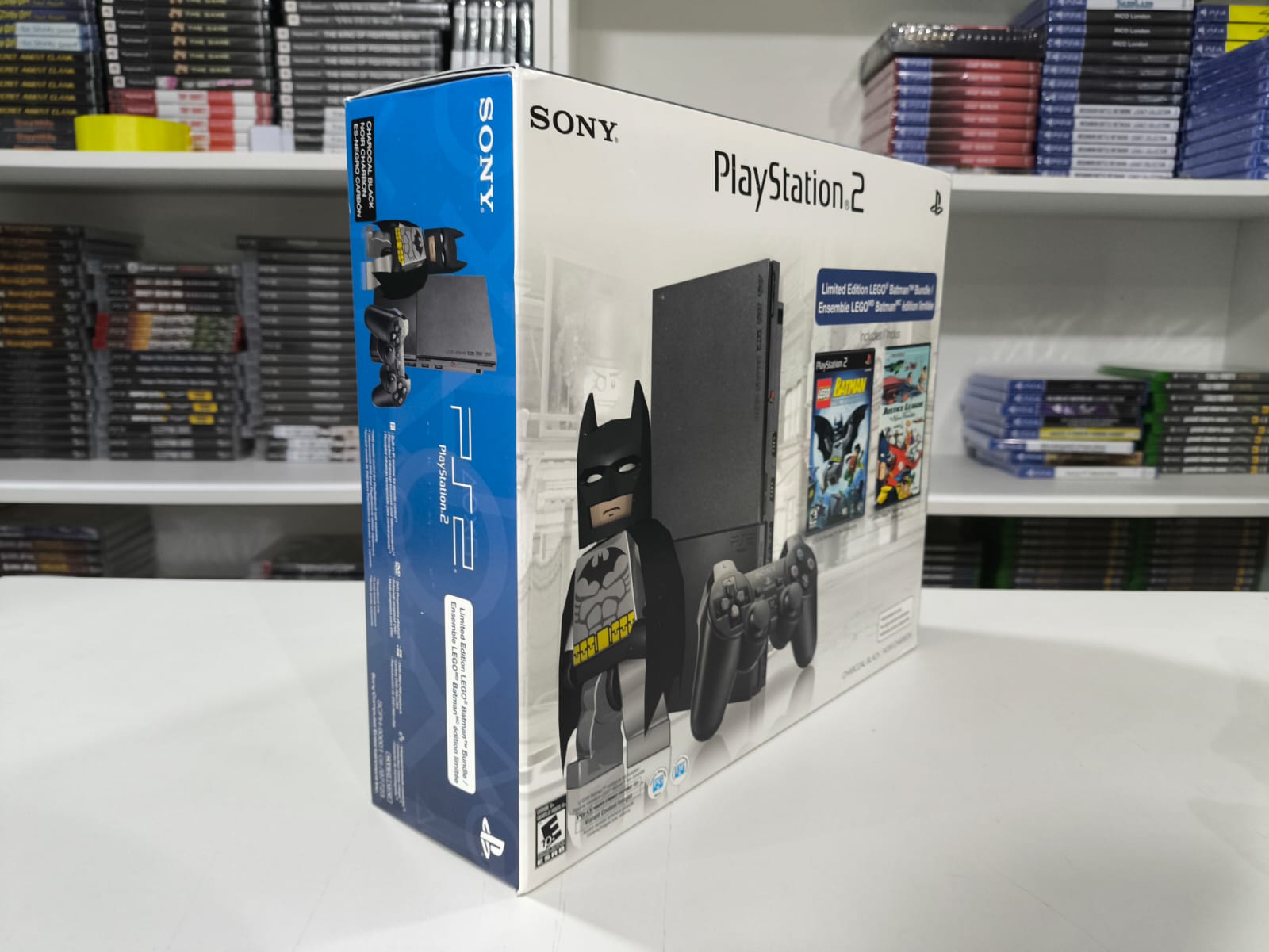 Console Sony Playstation 2 Slim Americano Bundle Lego Batman - PS2 Slim ...