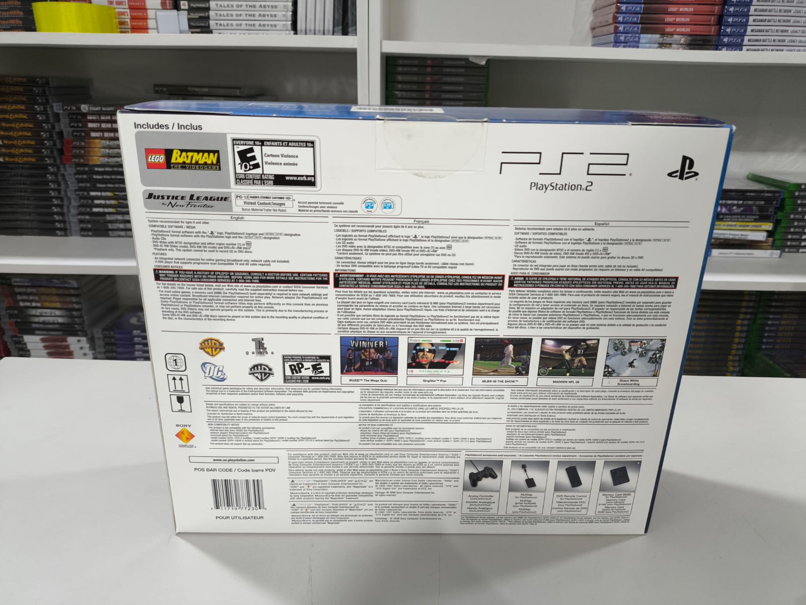 Console Sony Playstation 2 Slim Americano Bundle Lego Batman - PS2 Slim ...