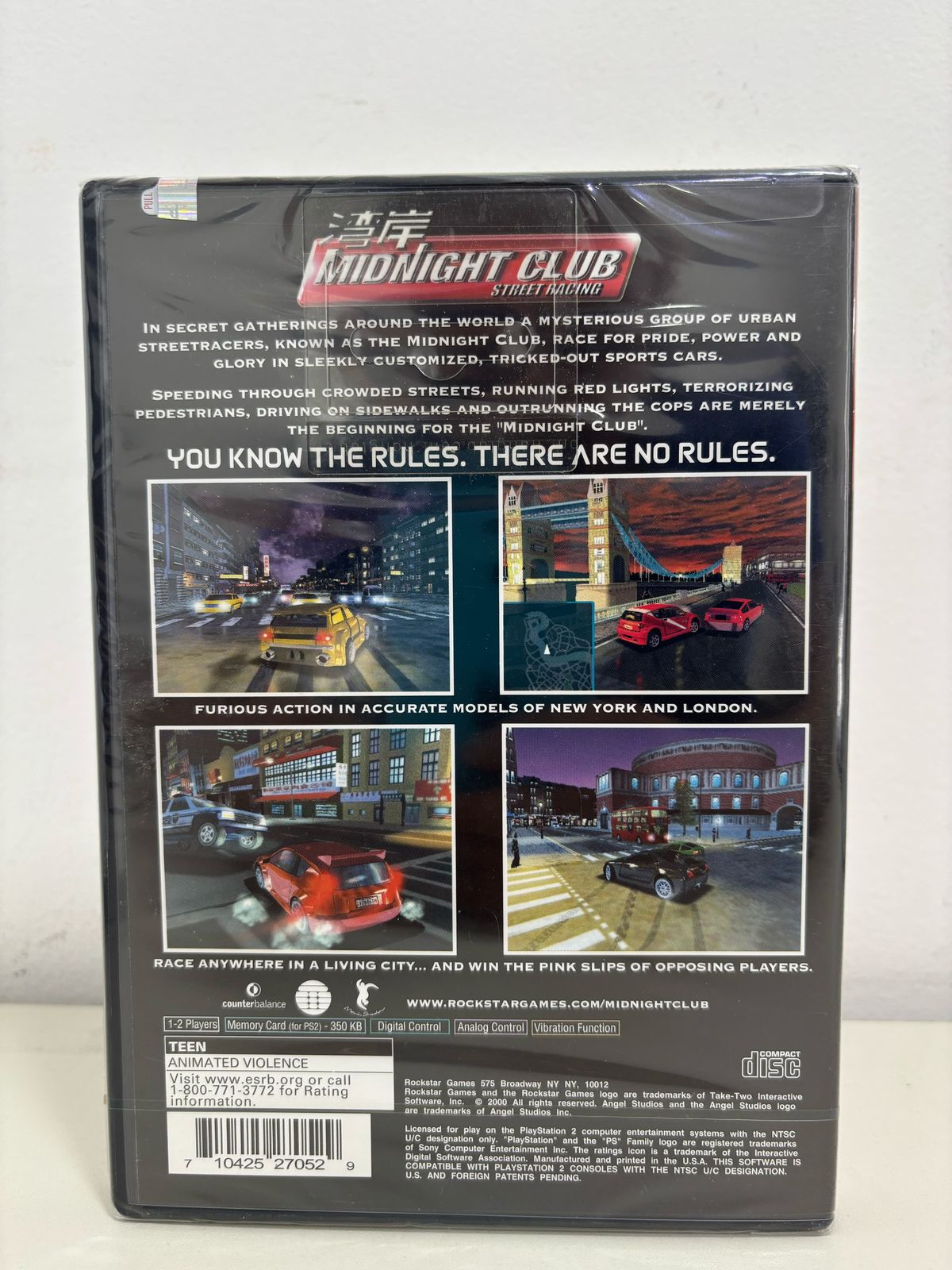 Midnight Club Street Racing PS2 Original Lacrado (Americano) - www ...