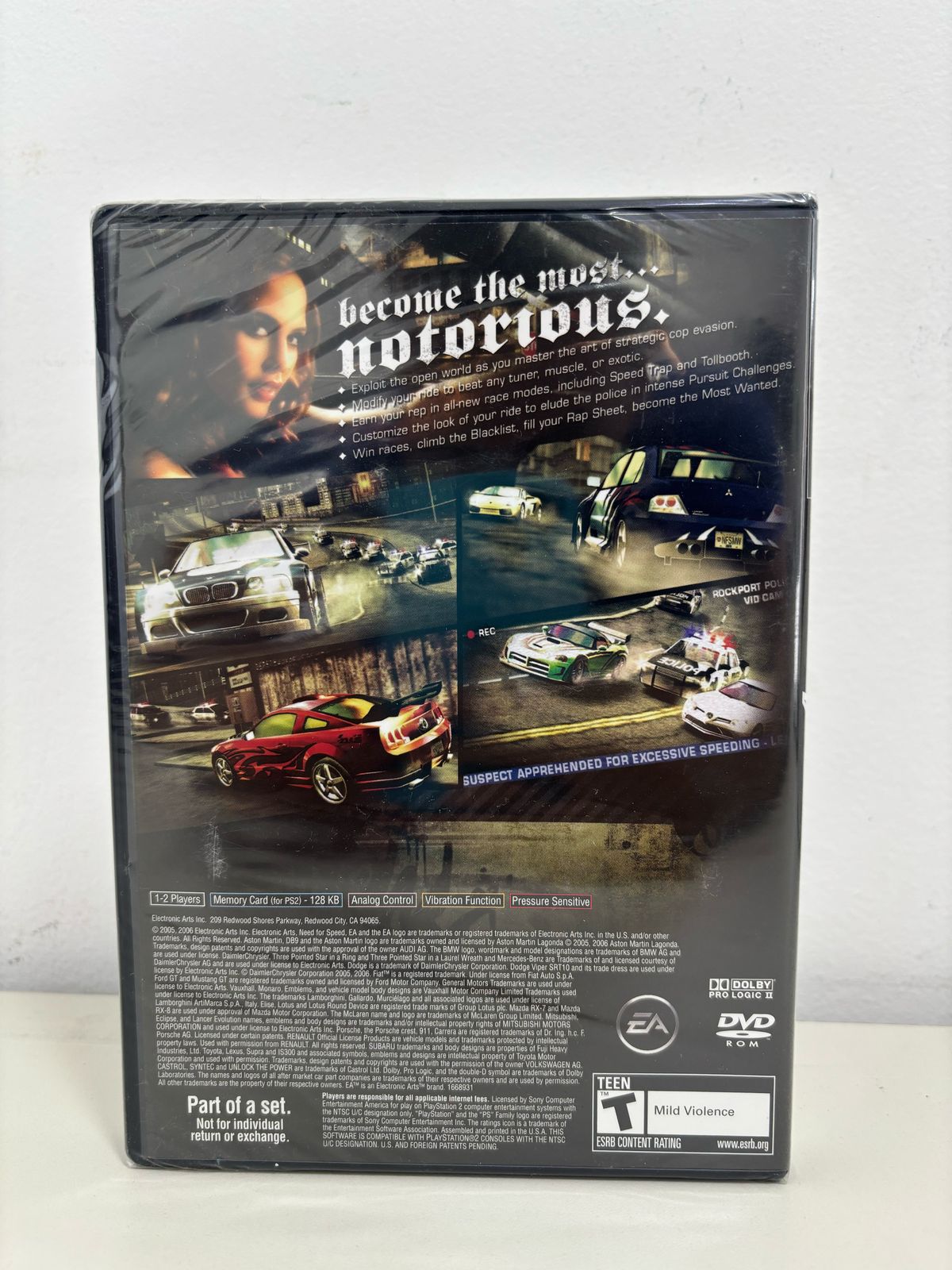 Need For Speed Most Wanted PS2 Original Lacrado (Americano) - www ...