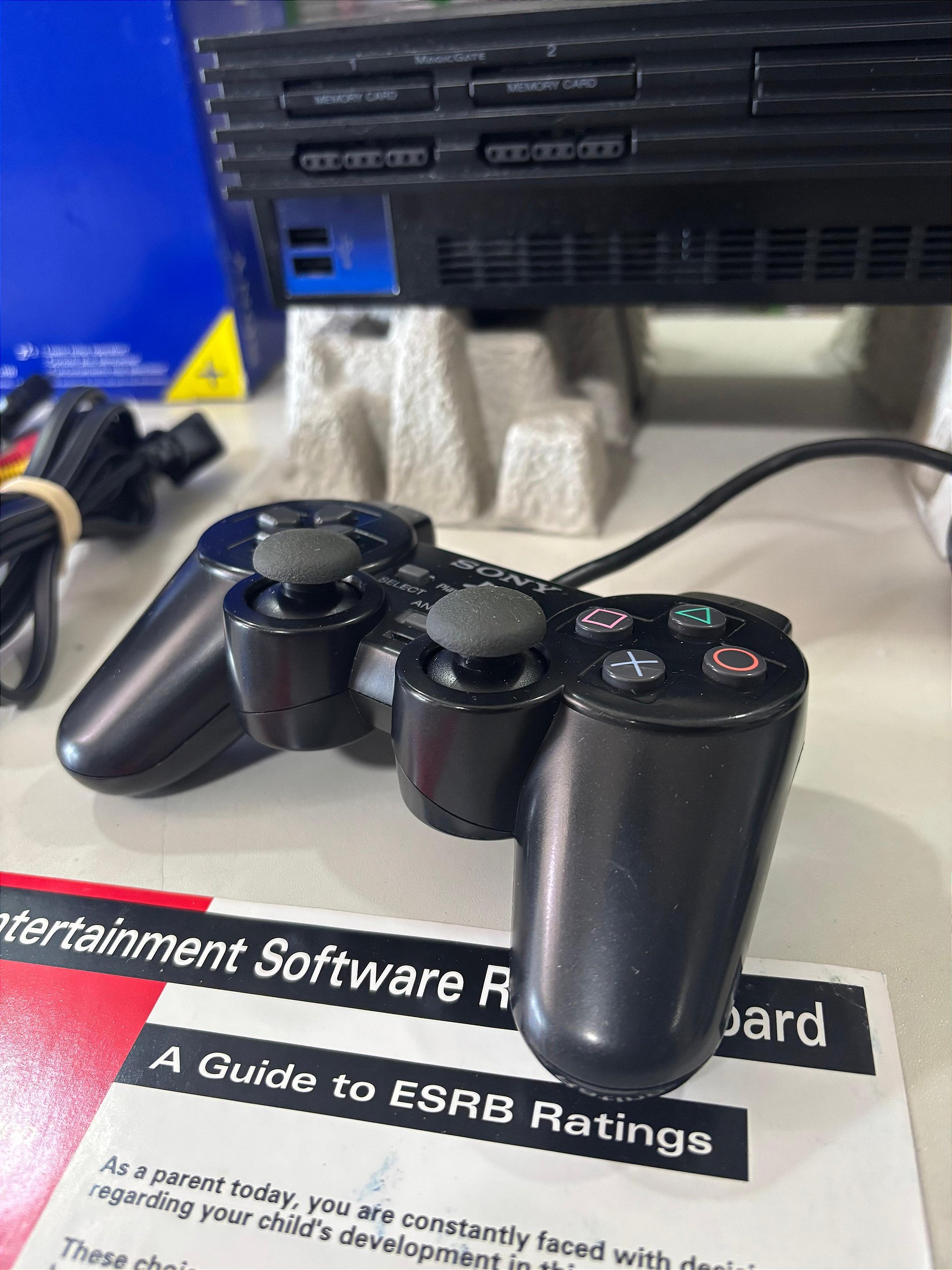 Console Sony Playstation 2 Fat Americano SCPH-50001 - PS2 FAT - www ...