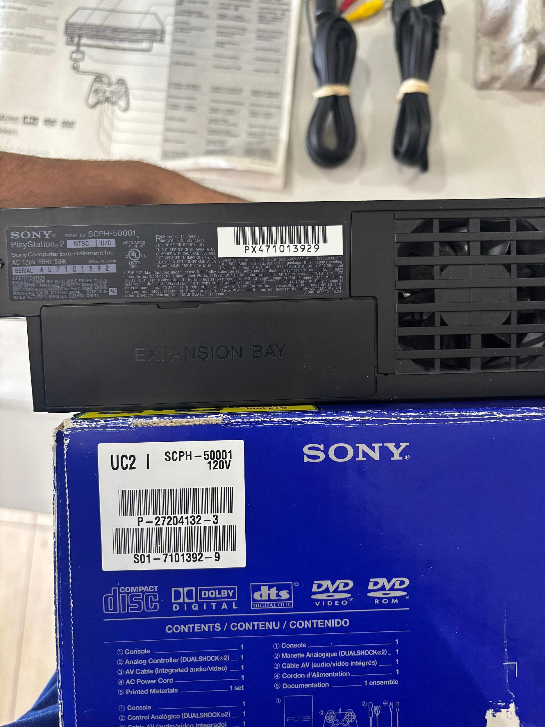 Console Sony Playstation 2 Fat Americano SCPH-50001 - PS2 FAT - www.maicongames.com.br