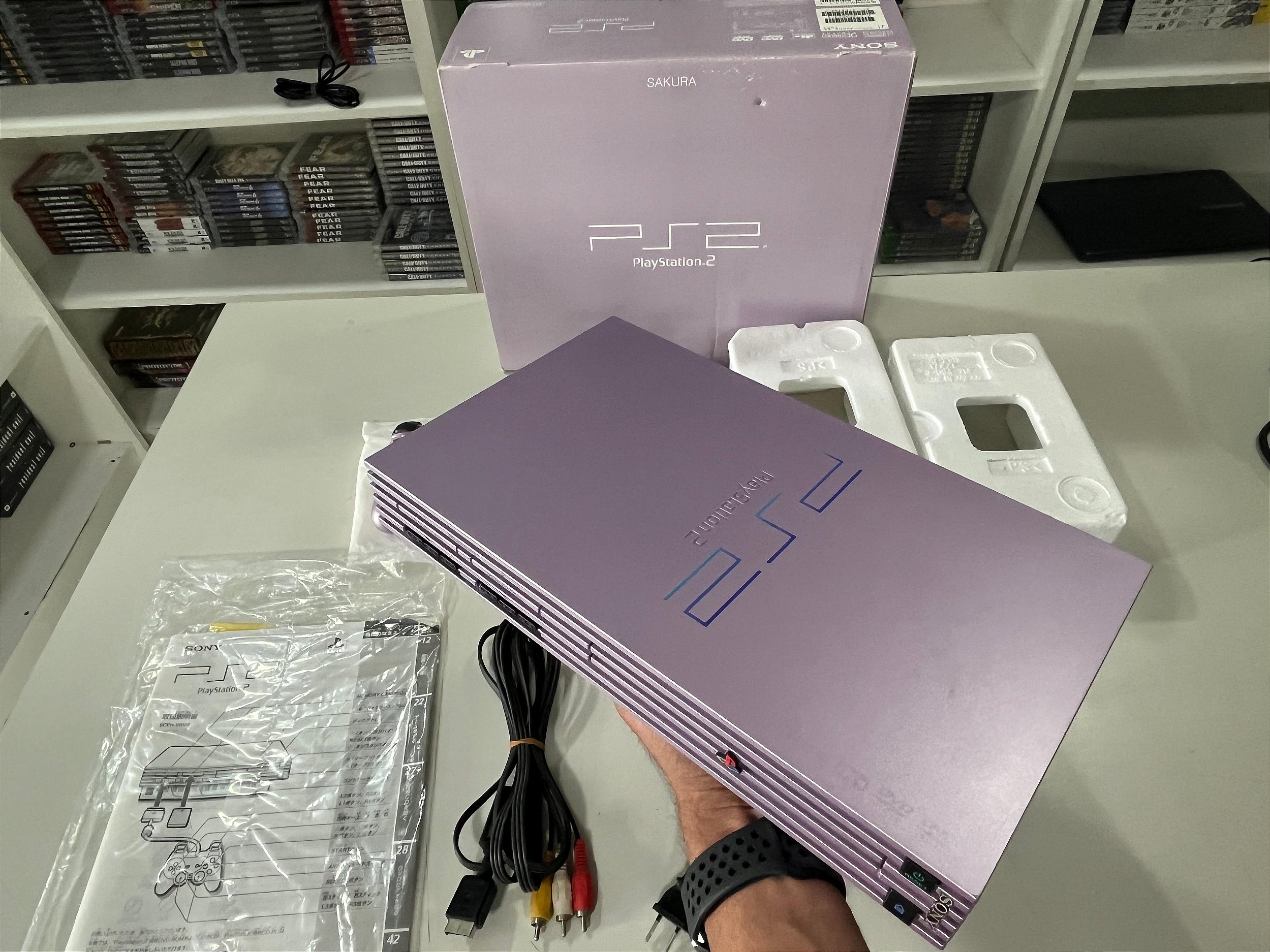 Console Sony Playstation 2 Fat Edição Sakura - PS2 FAT Sakura - www ...
