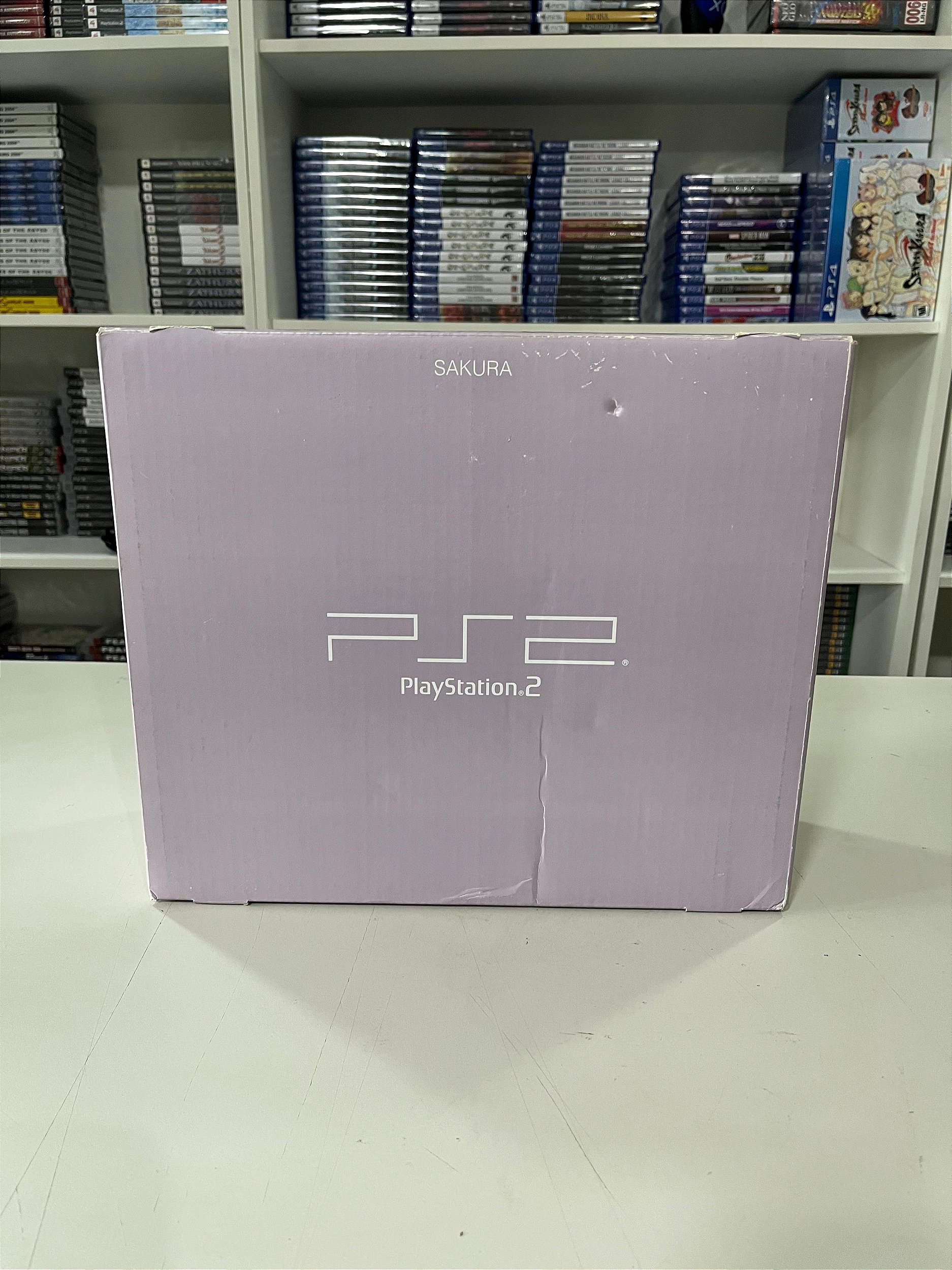 Console Sony Playstation 2 Fat Edição Sakura - PS2 FAT Sakura - www ...