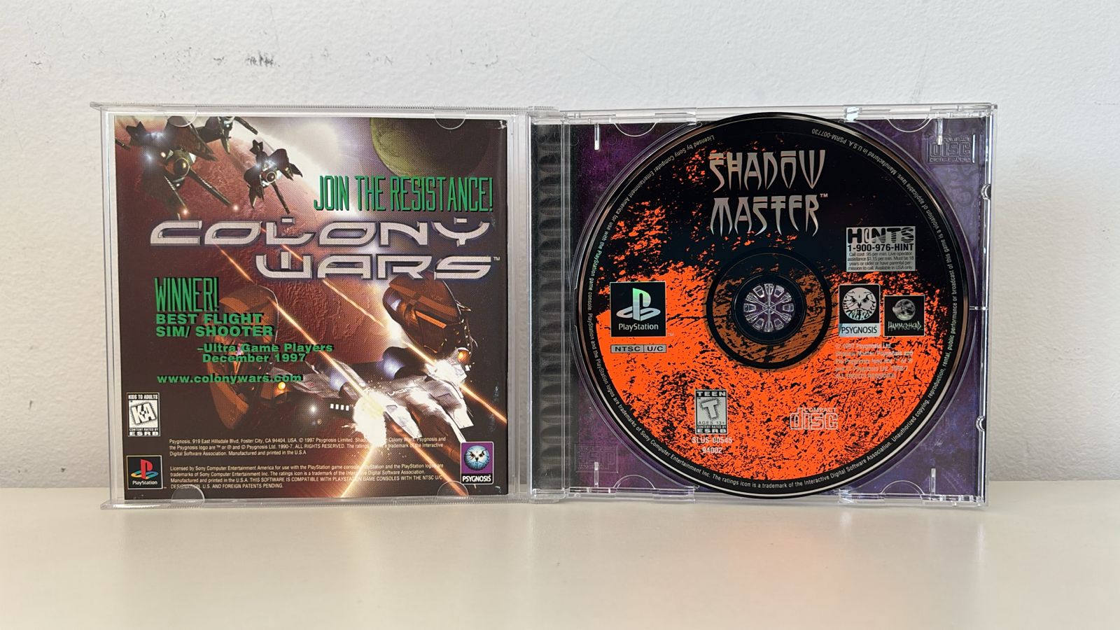 Shadow Master PS1 Original Americano (Usado) - www.maicongames.com.br