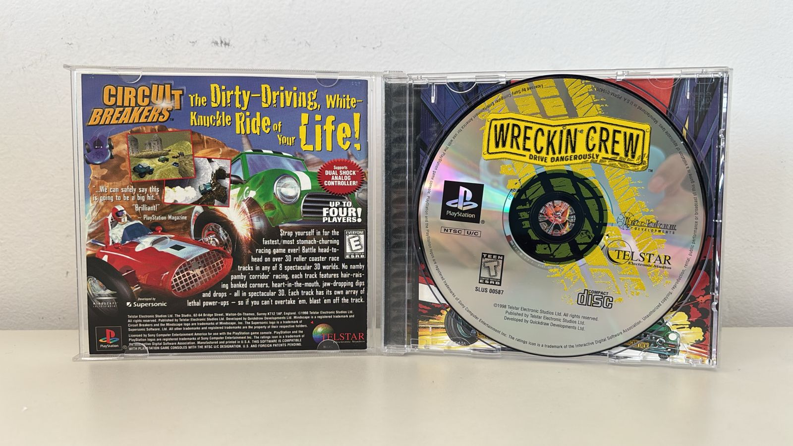 Wreckin Crew Drive Dangerously PS1 Original Americano (Usado) - www ...