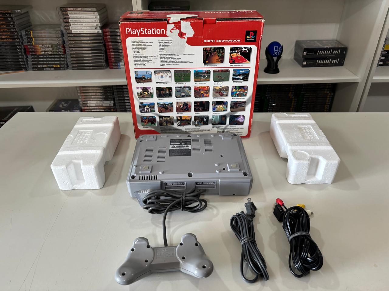 Console Sony Playstation 1 Americano SCPH-5501 - PS1 FAT - www ...