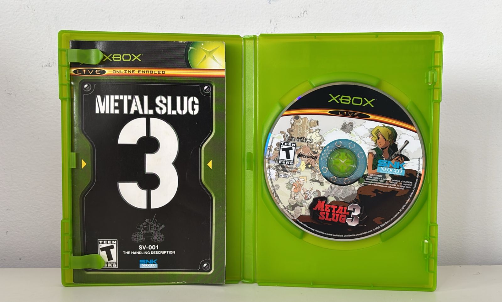 Metal Slug 3 Xbox Xbox Classic Americano Original (Usado) - www ...