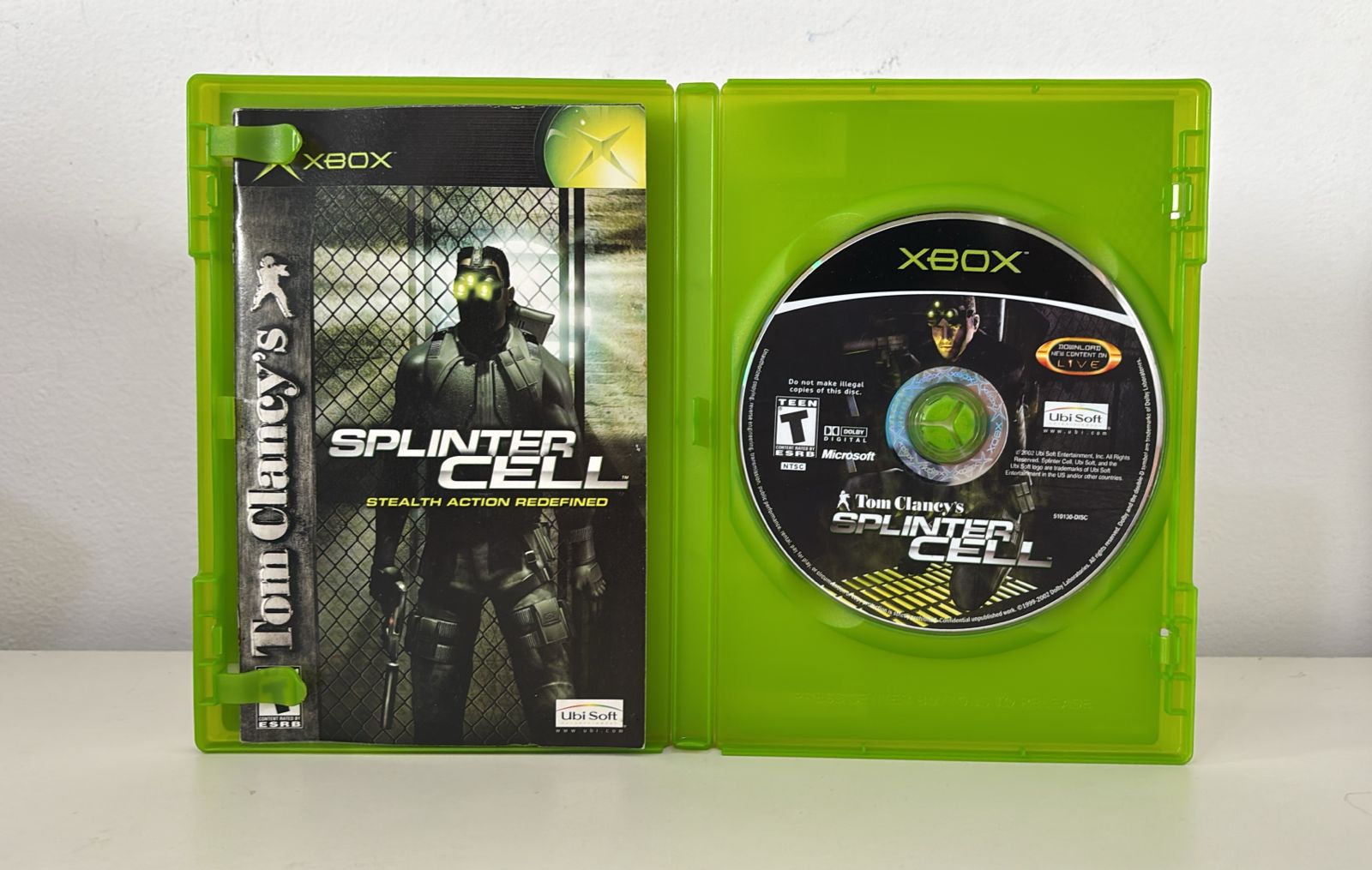 Tom Clancy's Splinter Cell Stealth Action Xbox Classic Americano ...