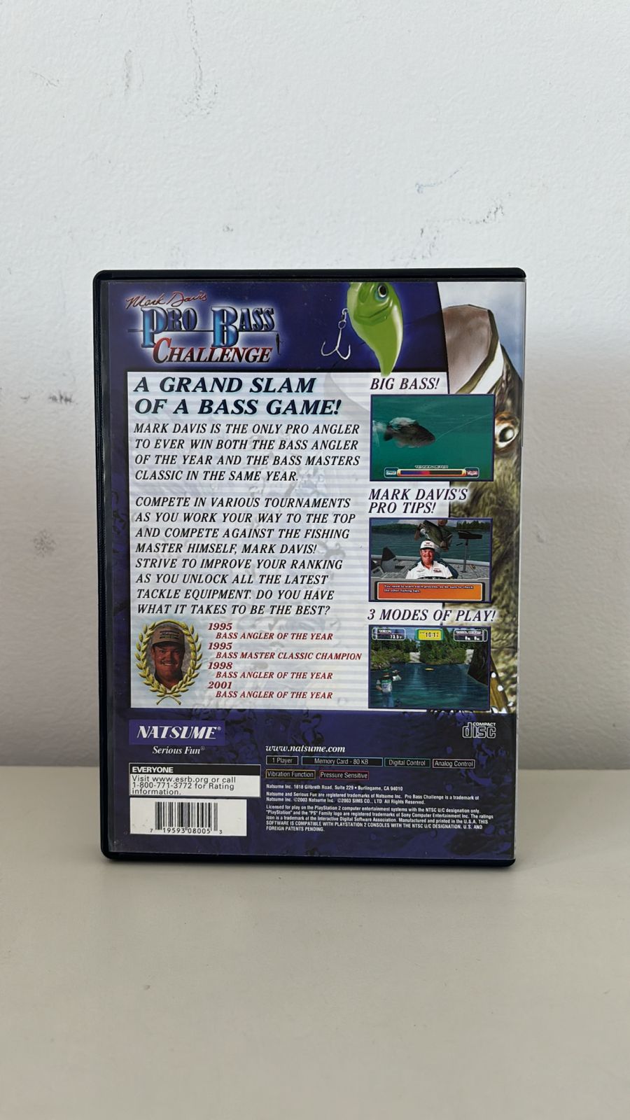 Mark Davi's Pro Bass Challenge PS2 Original Americano (Usado) - www ...