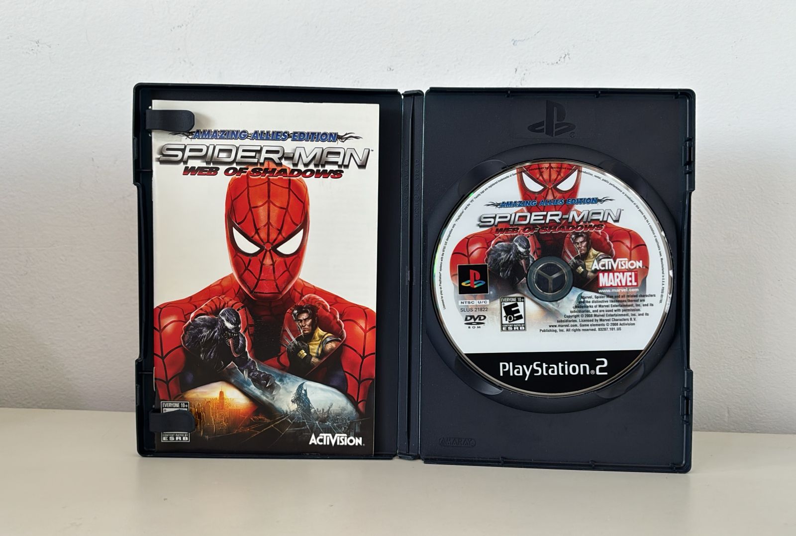 Spider-Man Web of Shadows Amazing Allies Edition PS2 Original Americano ...