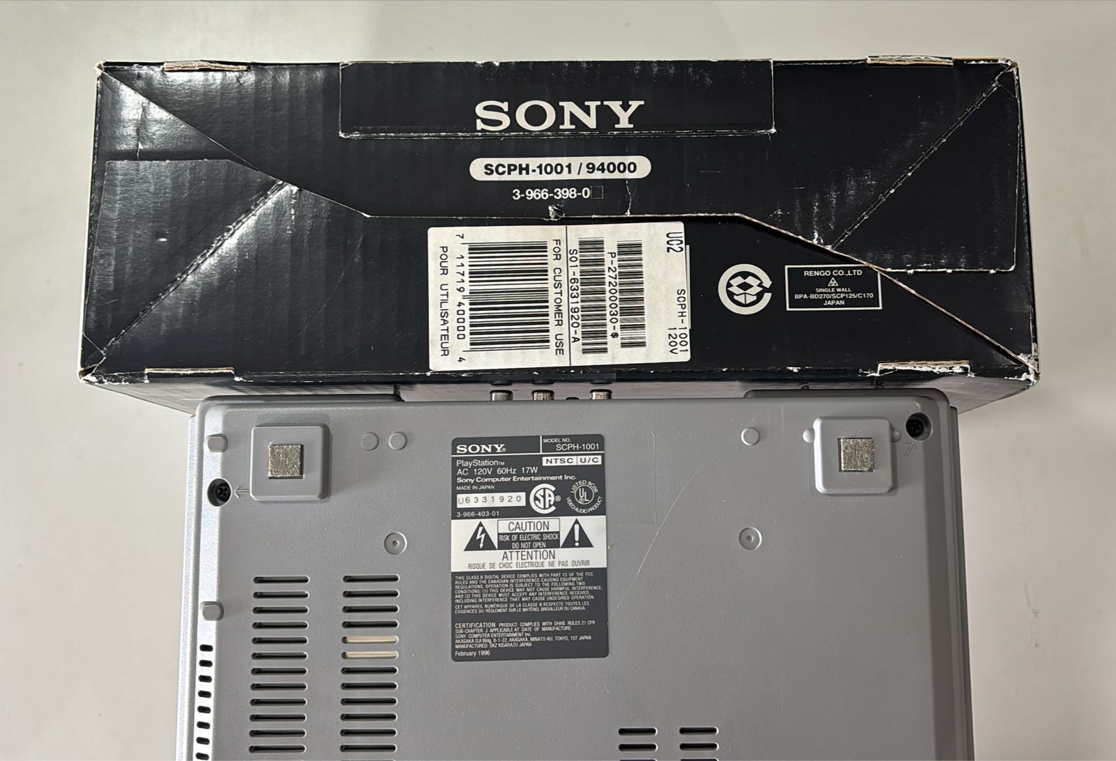 Console Playstation 1 Americano Launch Edition SCPH-1001 - www ...