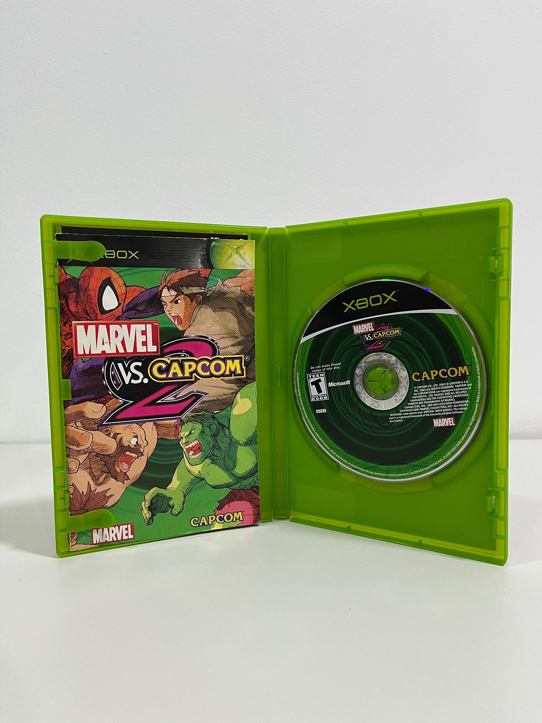 Marvel VS Capcom 2 Xbox Classic Americano Original (Usado) - www ...