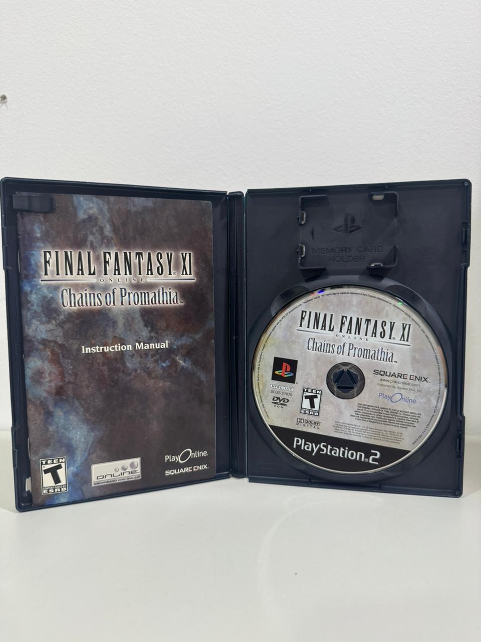 Final Fantasy XI Chains Of Promathia PS2 Original Americano (Usado ...