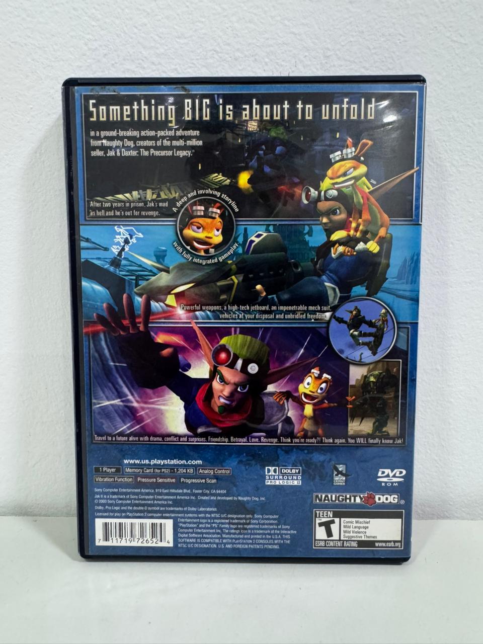 Jak 2 PS2 Original Americano (Usado) - www.maicongames.com.br