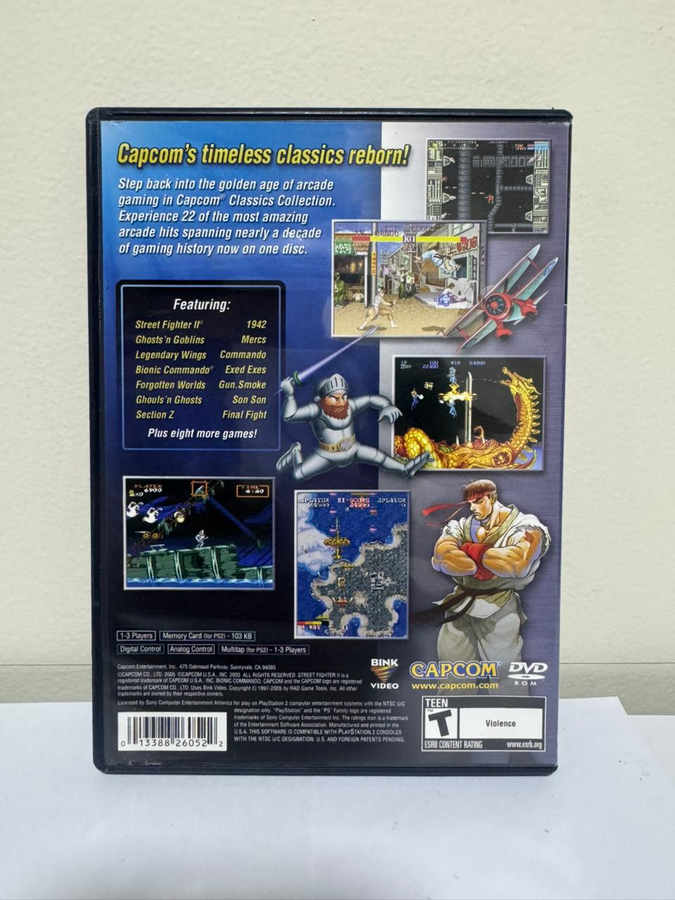 Capcom Classic Collection Vol.1 PS2 Original Americano (Usado) - www ...