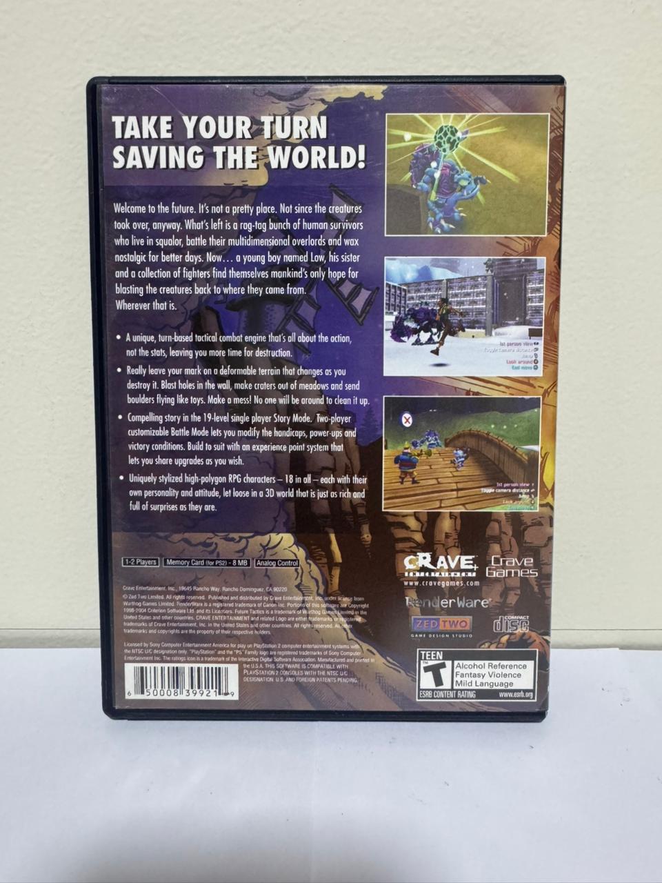 Future Tactics The Uprising PS2 Original Americano (Usado) - www ...