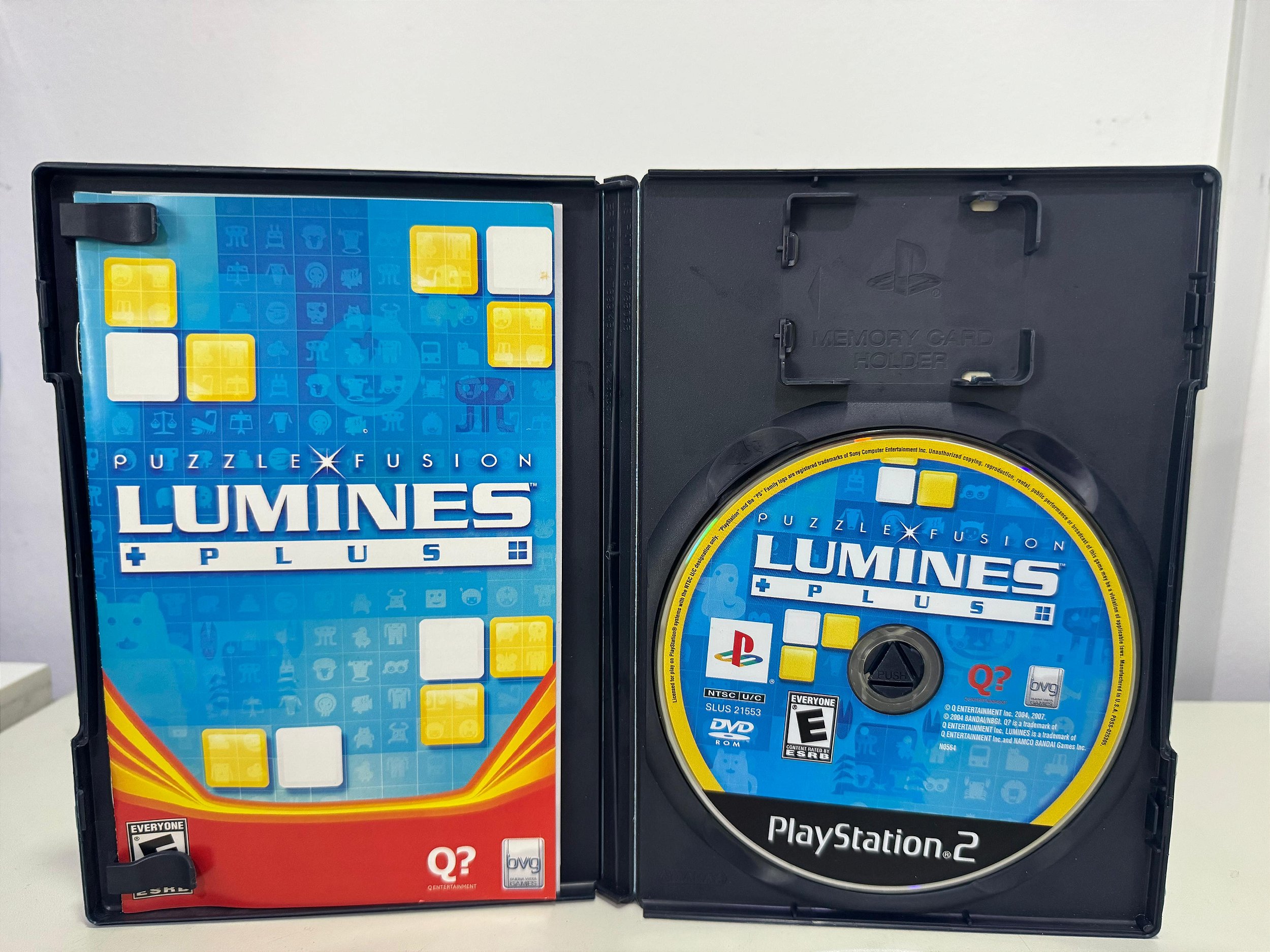 Puzzle Fusion Lumines Plus PS2 Original Americano (Usado) - www ...