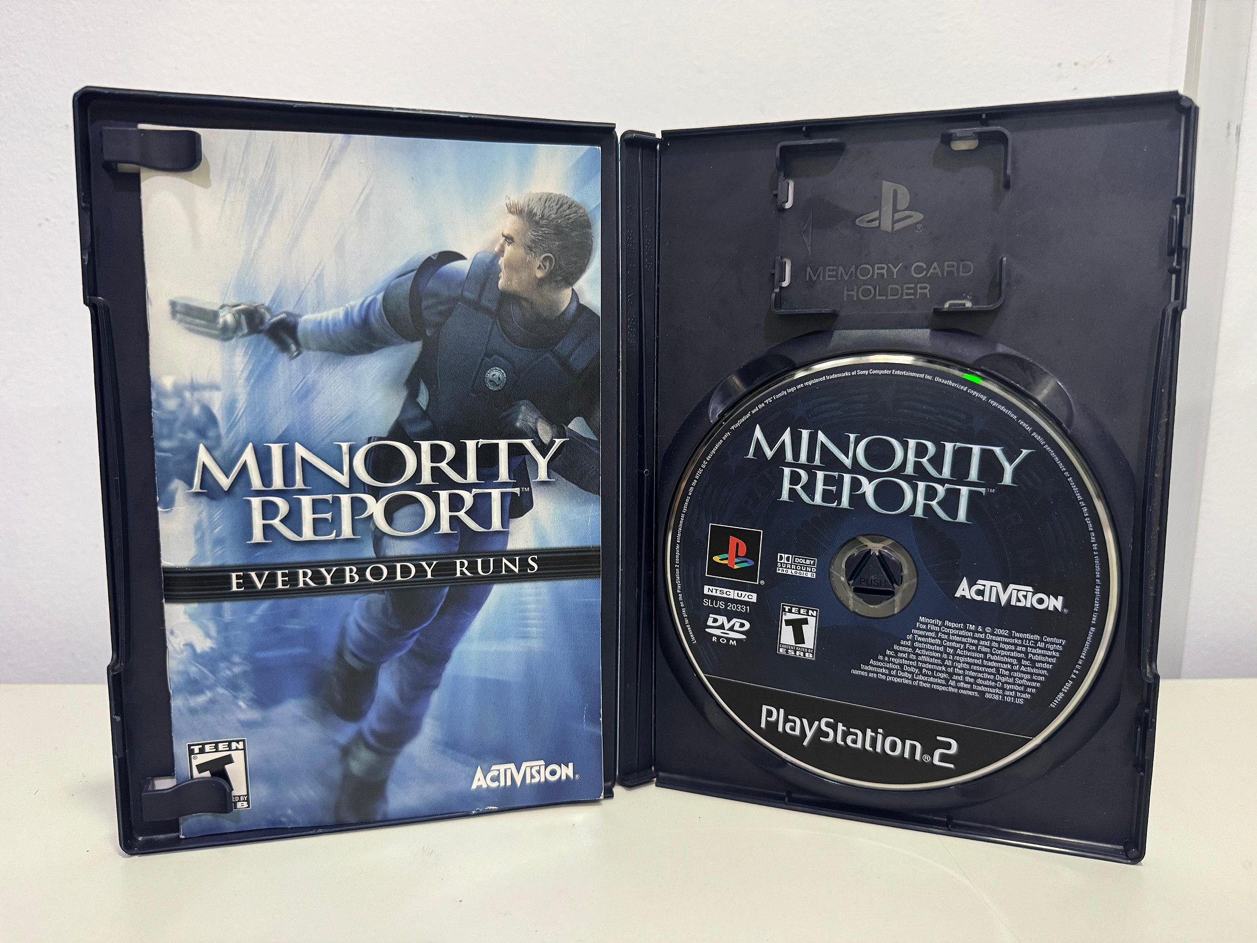 Minority Report Everybody Runs PS2 Original Americano (Usado) - www ...