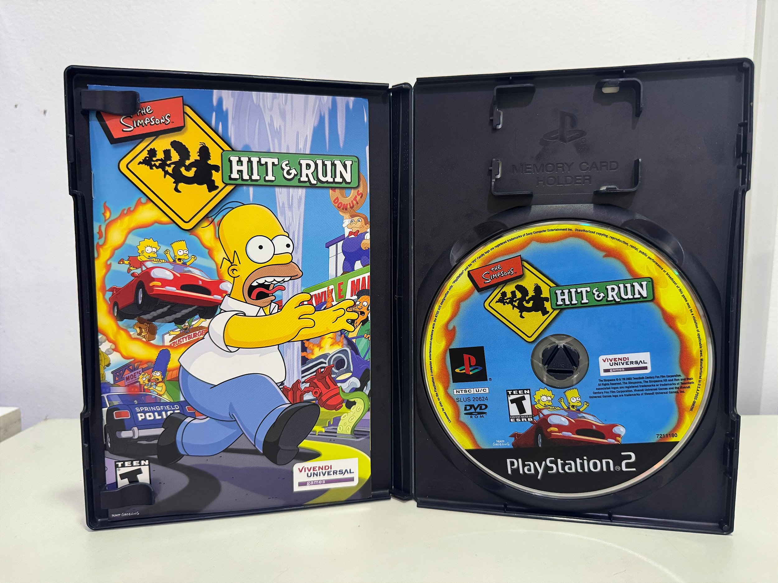 The Simpsons Hit e Run PS2 Original Americano (Usado) - www.maicongames ...