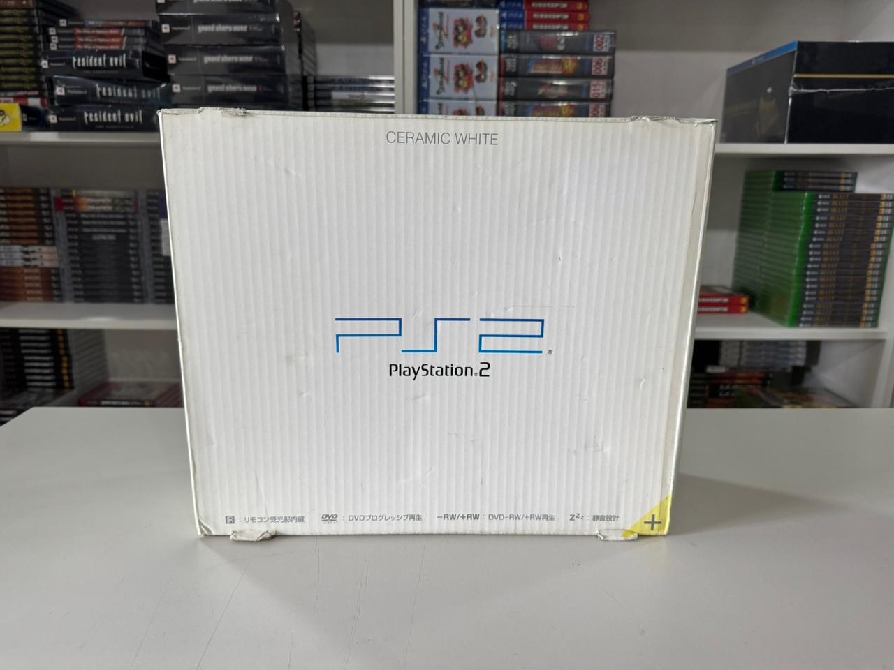 Console PlayStation 2 FAT Ediçâo Ceramic White Japonês - PS2 Fat - www ...
