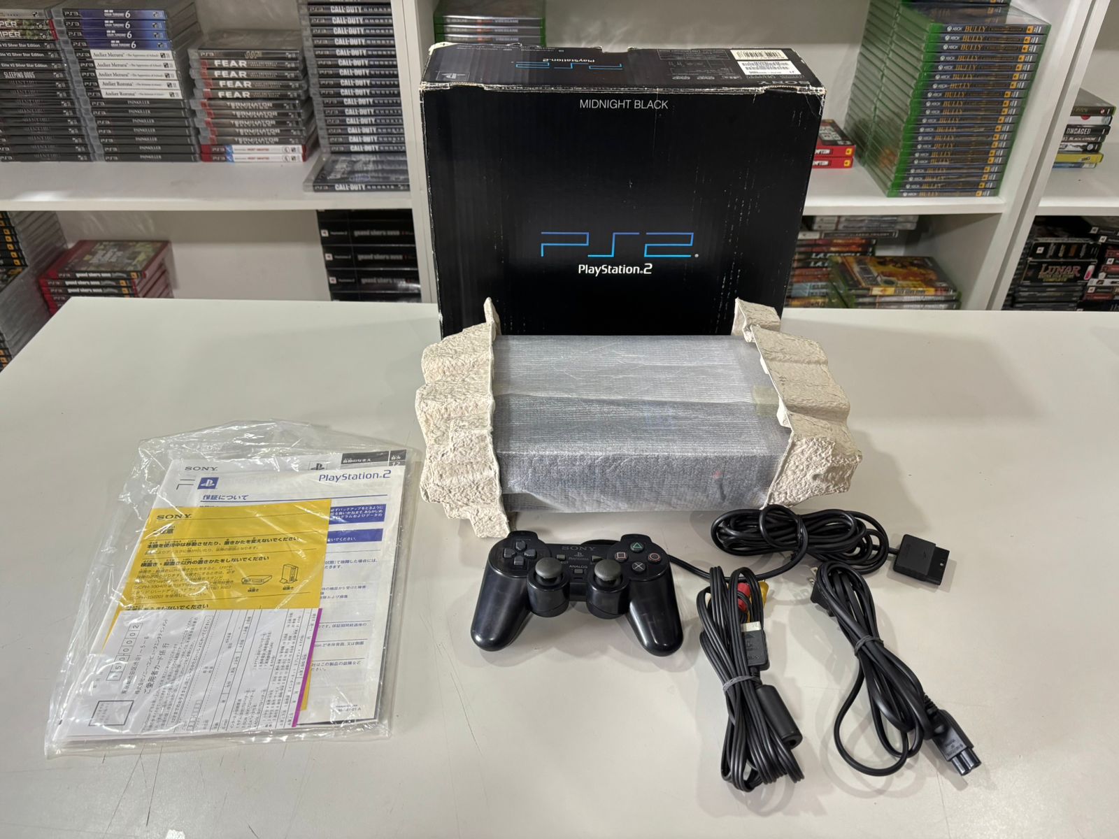Console 2 FAT Ediçâo Midnight Black Japonês - PS2 Fat - www.maicongames ...