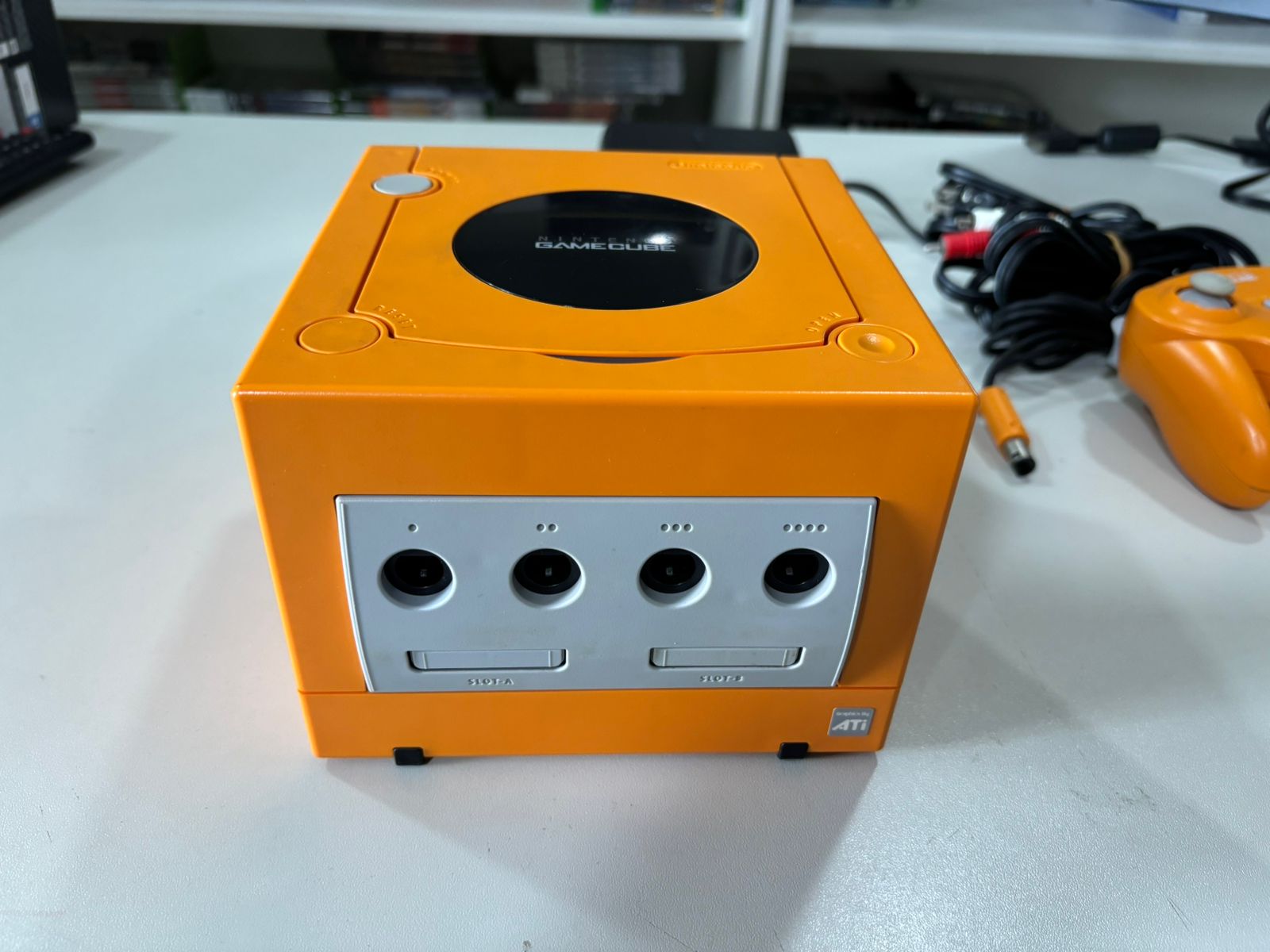 Console Nintendo GameCube Orange - www.maicongames.com.br