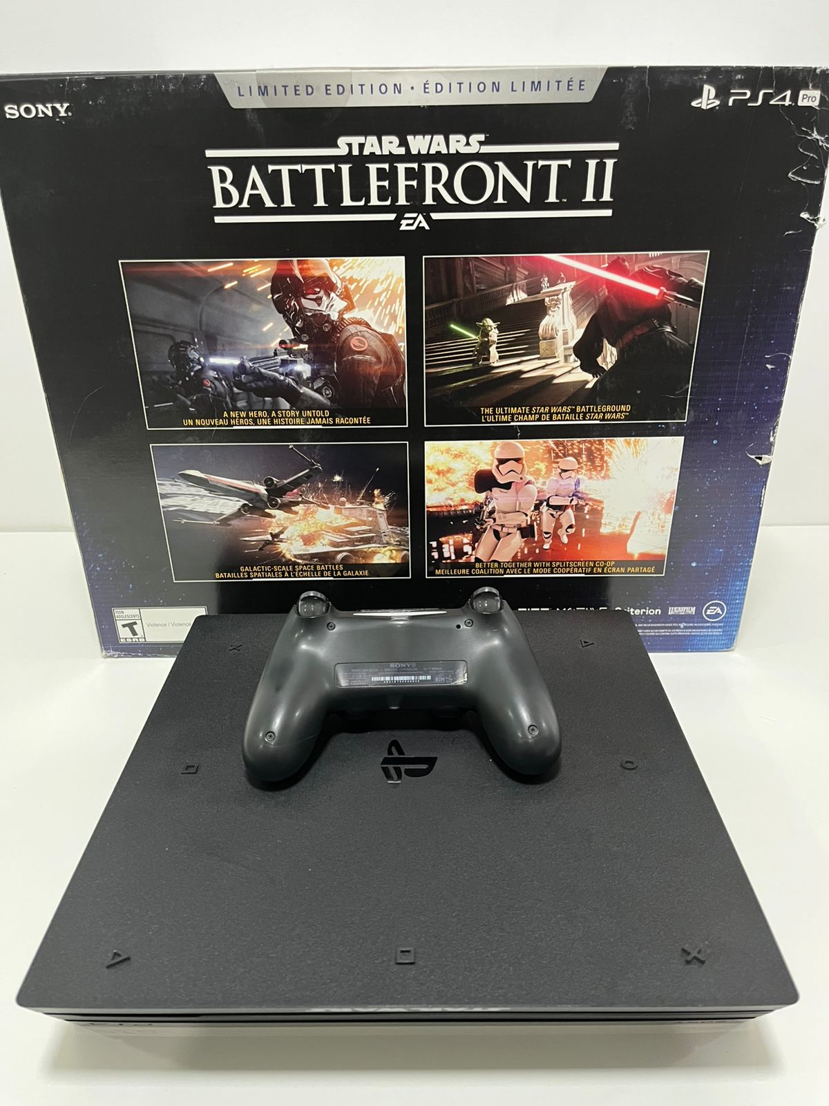 Console Playstation 4 Pro Edição Star Wars Battlefront 2 - PS4 Pro ...