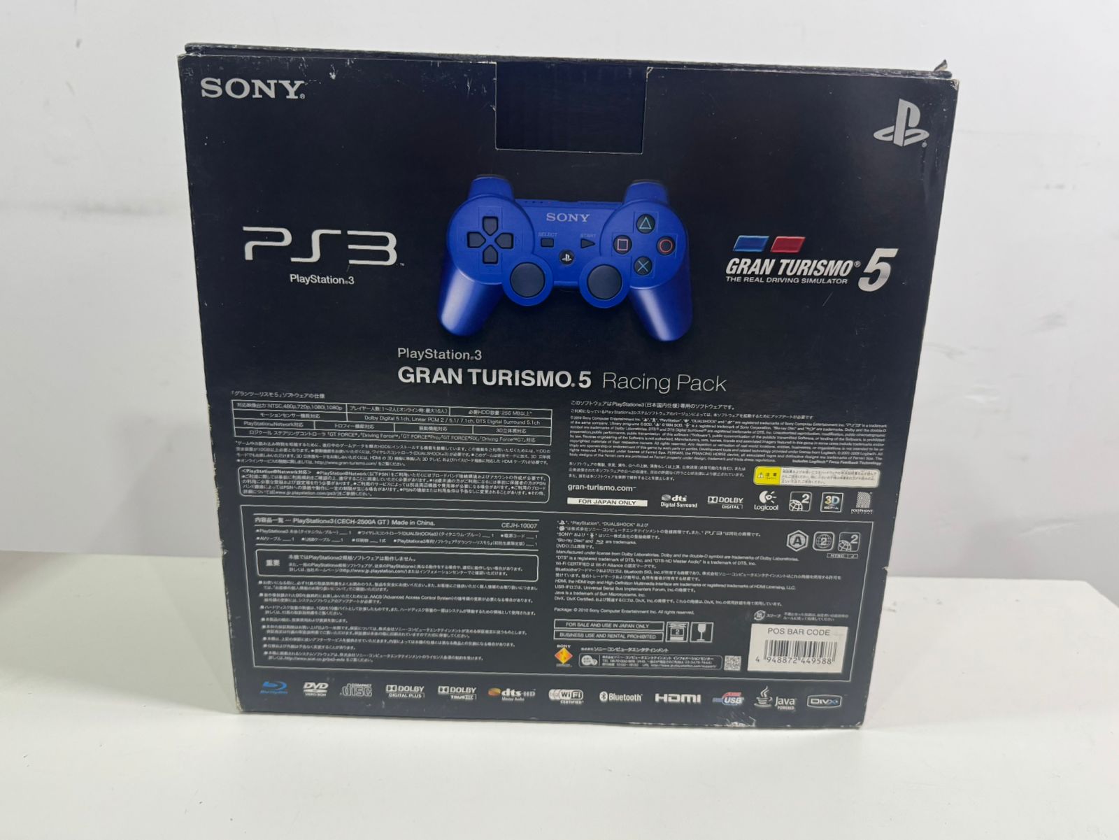Console PlayStation 3 Slim Ediçâo Gran Turismo 5 Blue - PS3 Slim - www ...