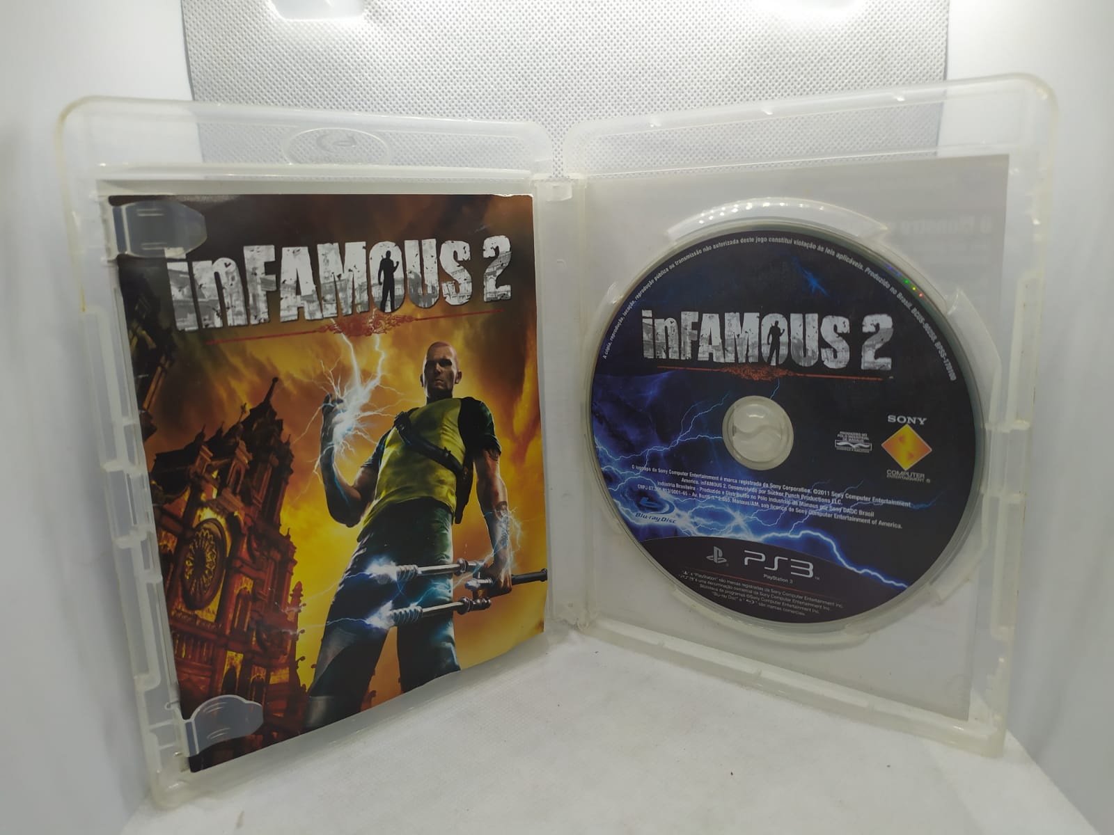 InFamous 2 PS3 Mídia Física (Usado) - www.maicongames.com.br