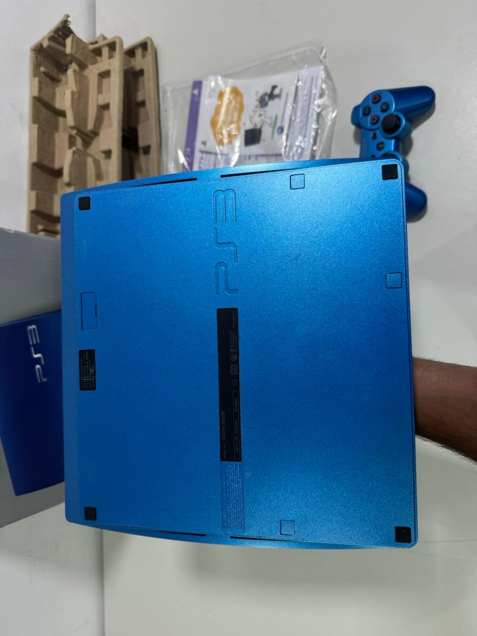 Console Playstation 3 Slim Edição Splash Blue - PS3 SLIM - www ...