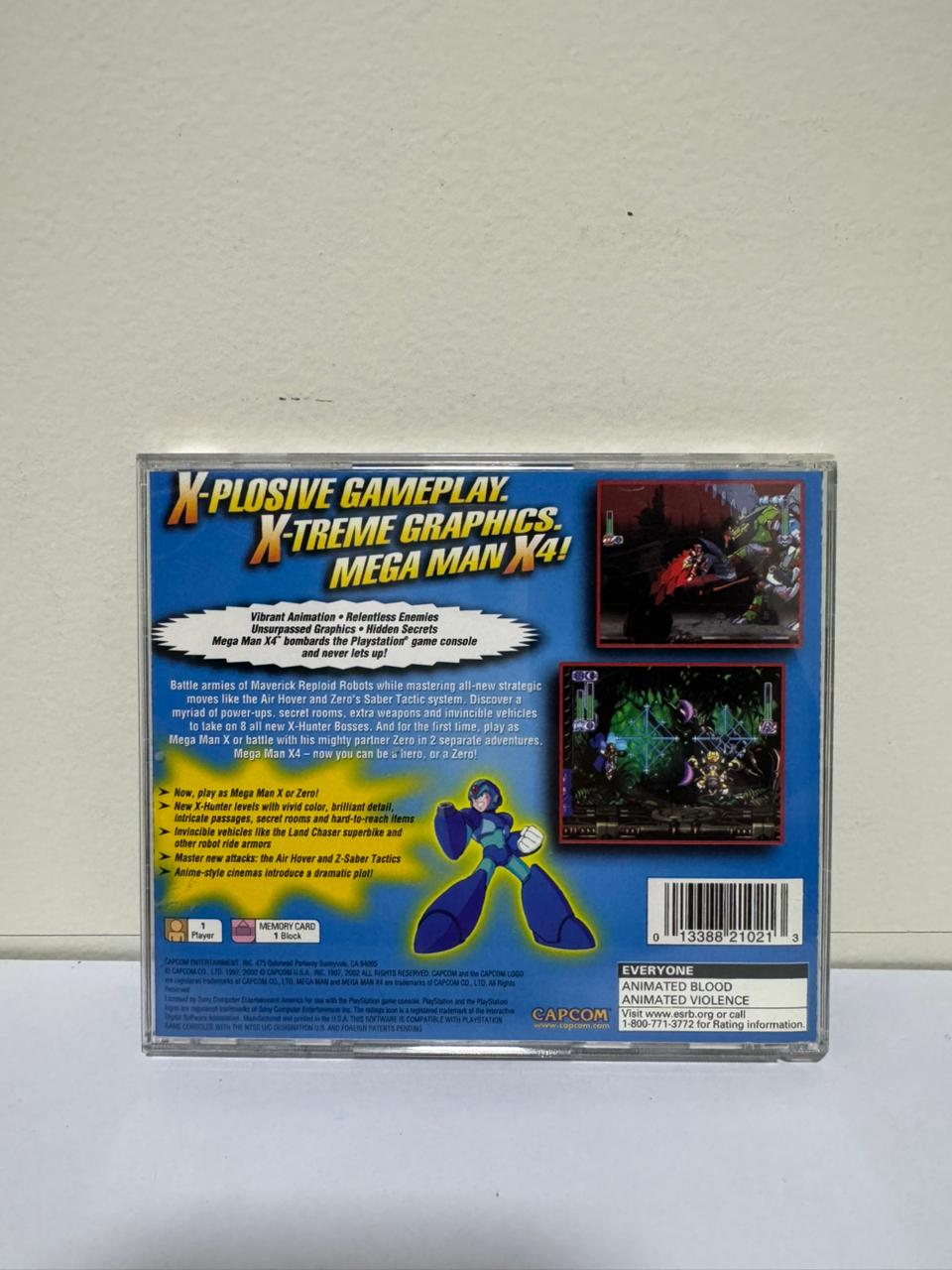Mega Man X4 GH PS1 Original Americano (Usado) - www.maicongames.com.br