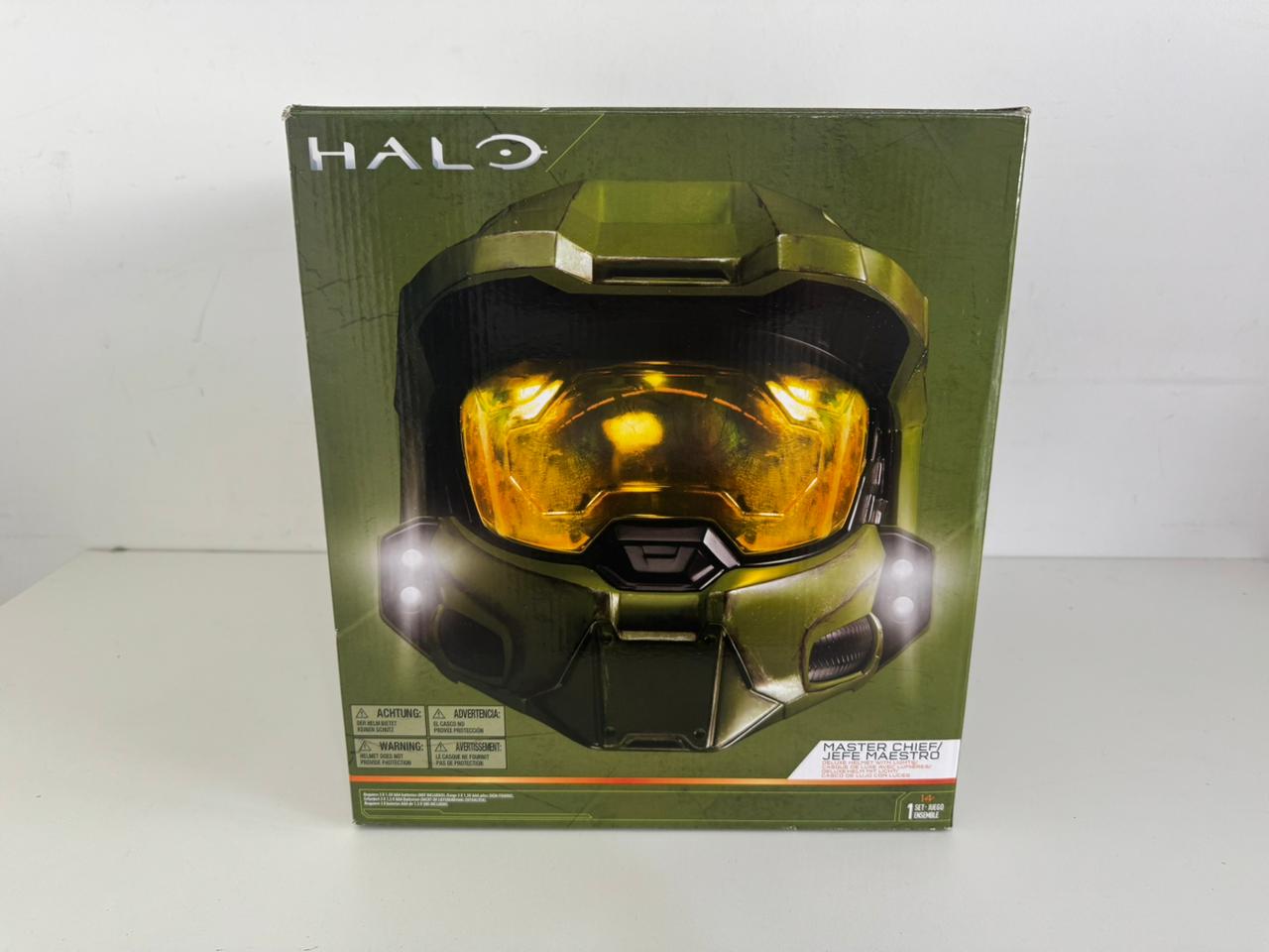 Halo Master Chief Deluxe Helmet - Capacete Halo Master Chief Deluxe ...