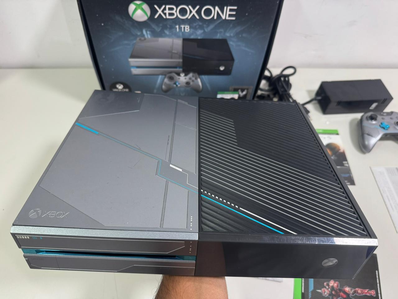 Console Xbox One Fat Edição Halo 5 Seminovo - Xbox One Fat - www ...