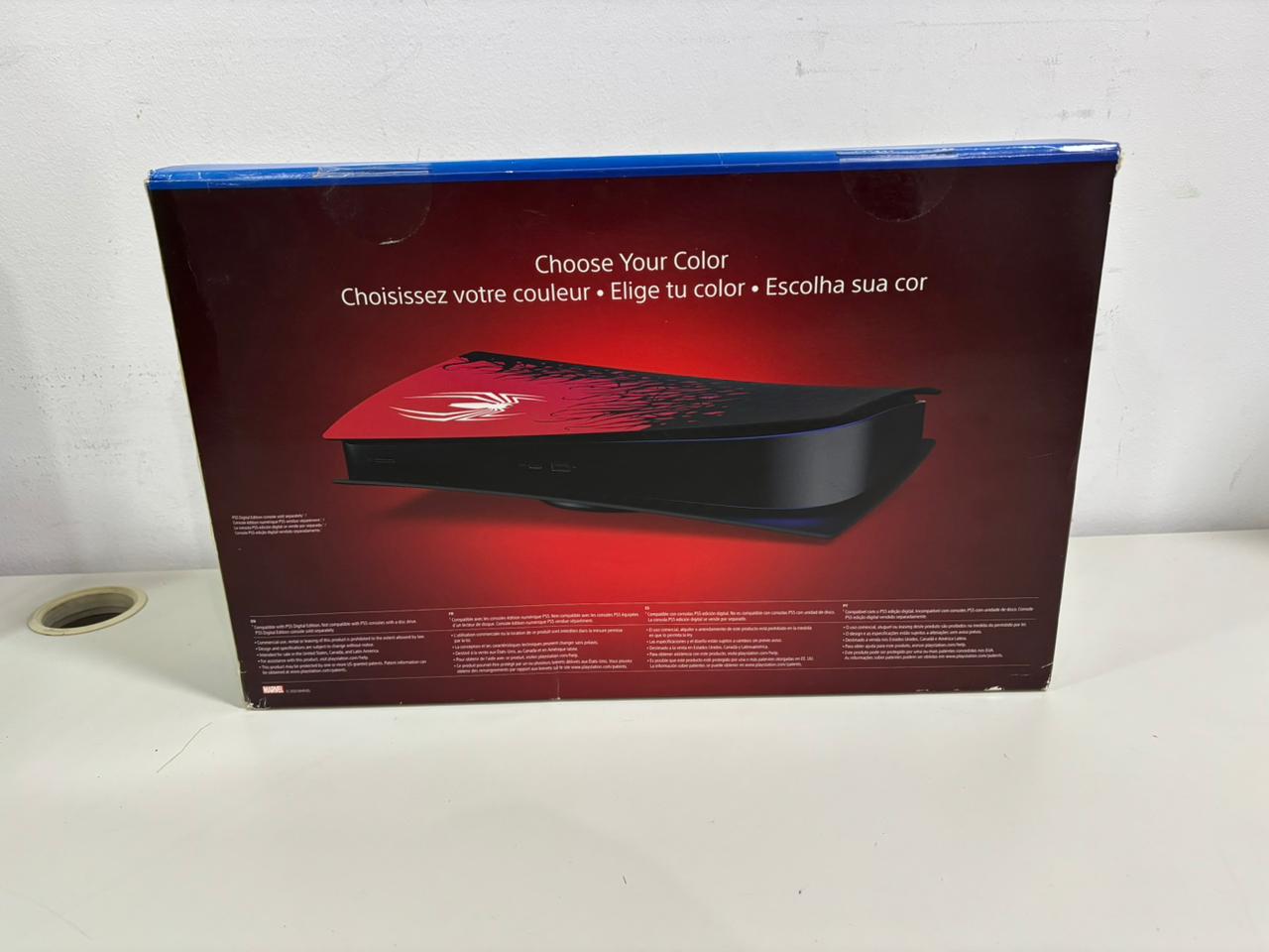 Tampa Faceplate Playstation 5 Digital Edição Spider-Man 2 - Tampa PS5 ...