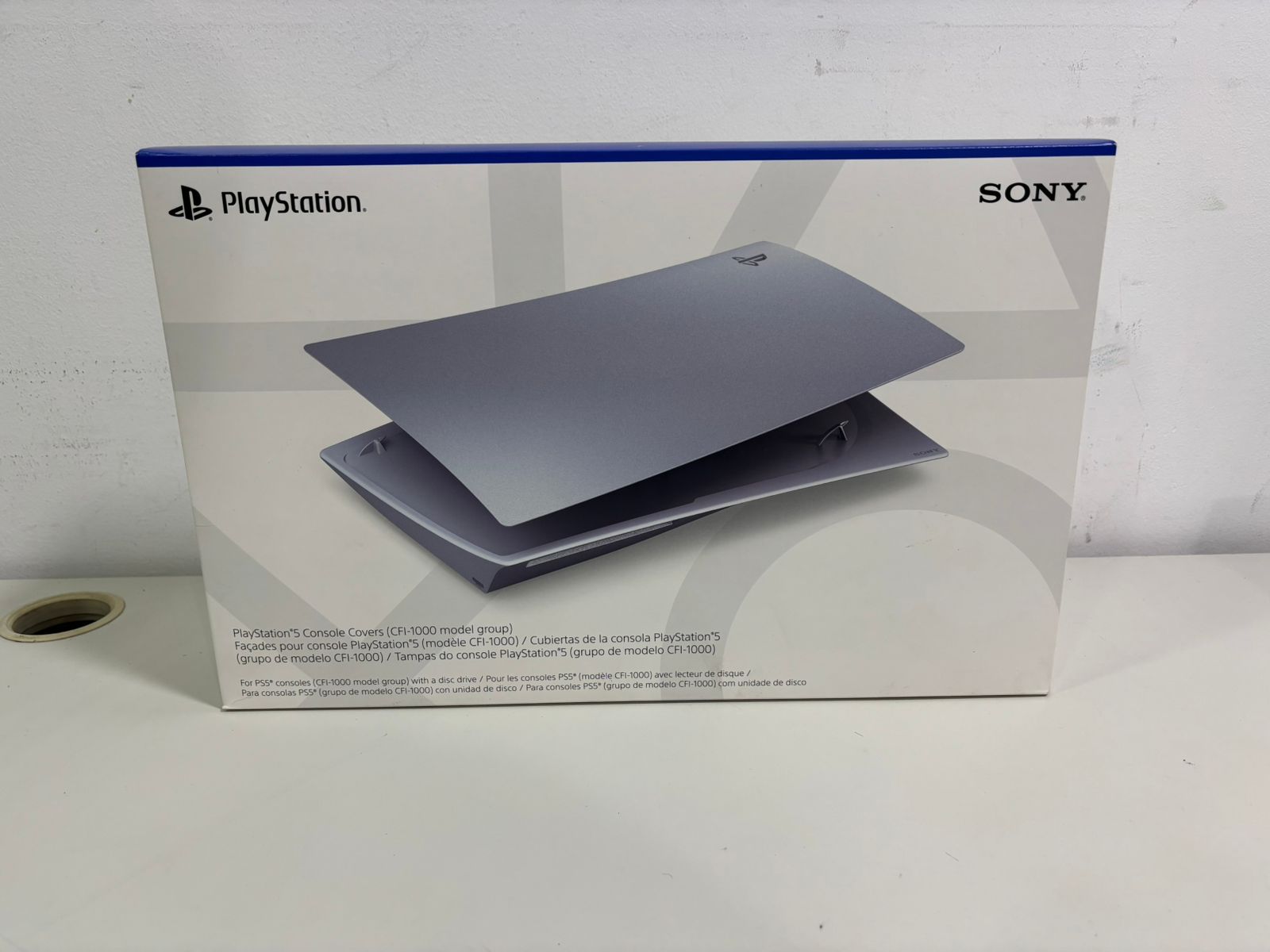 Tampa Faceplate Playstation 5 Com Leitor Starling Silver - Tampa PS5 ...