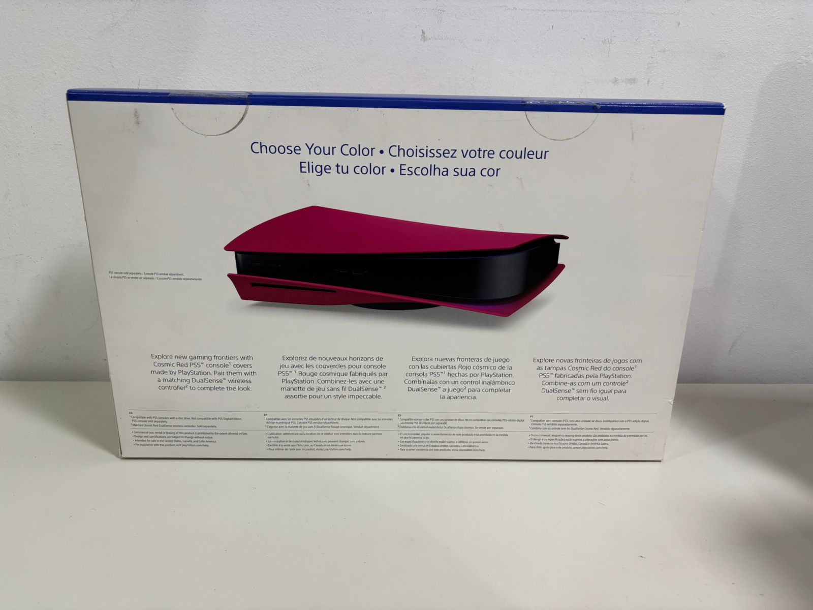 Tampa Faceplate Playstation 5 Com Leitor Cosmic Red - Tampa PS5 - www ...