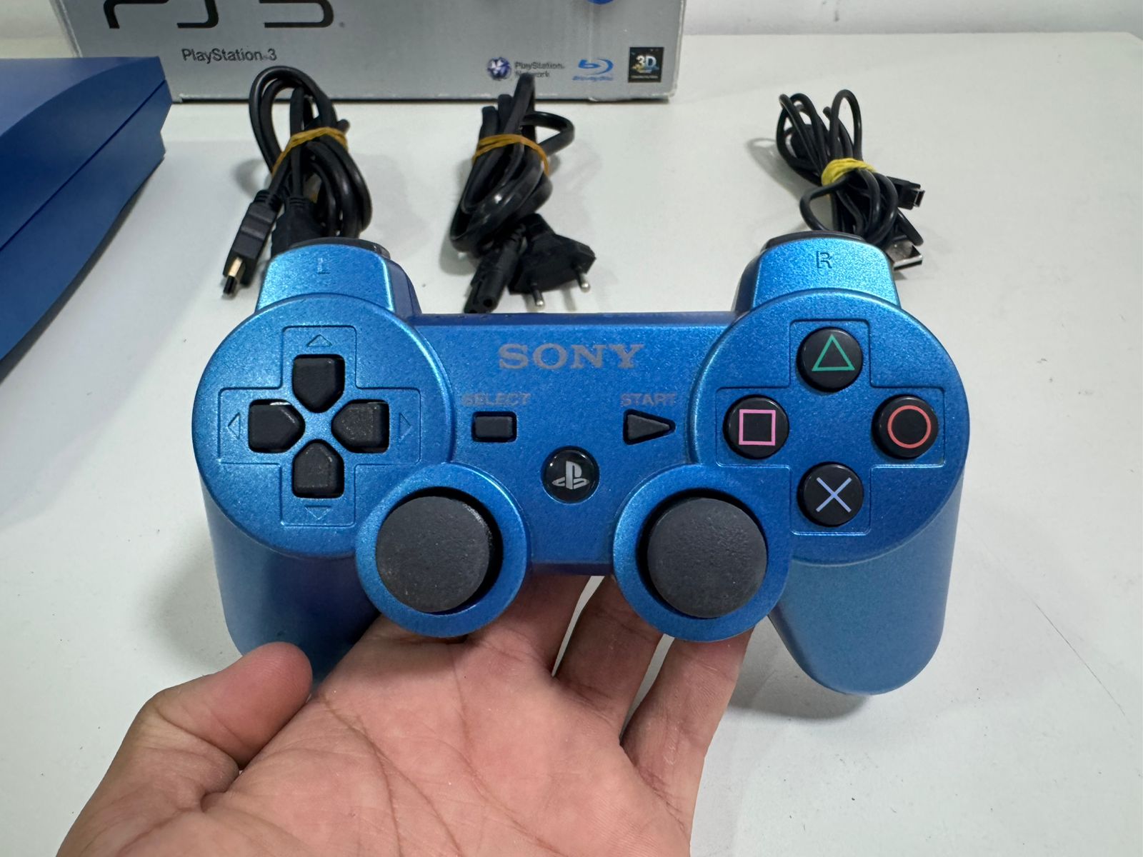 Console Playstation 3 Slim Edição Splash Blue - PS3 SLIM - www ...
